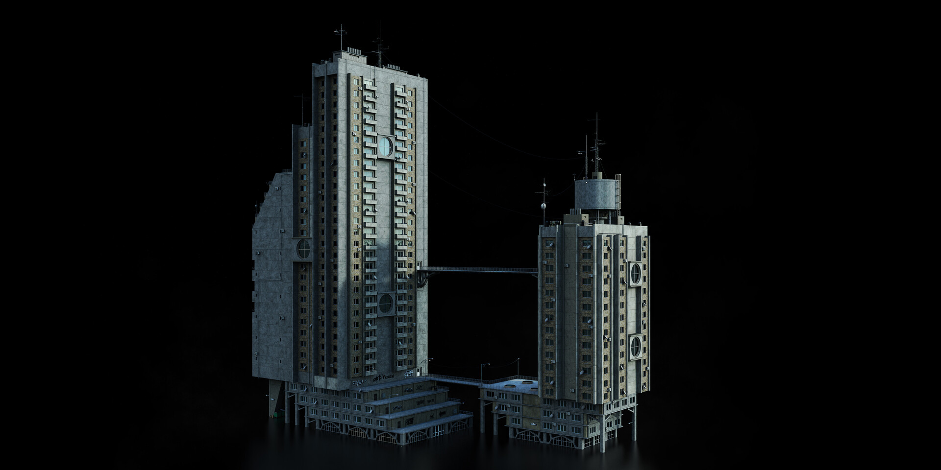 KitBash3D - SOVIET BLOCKS - 3D ASSET KIT