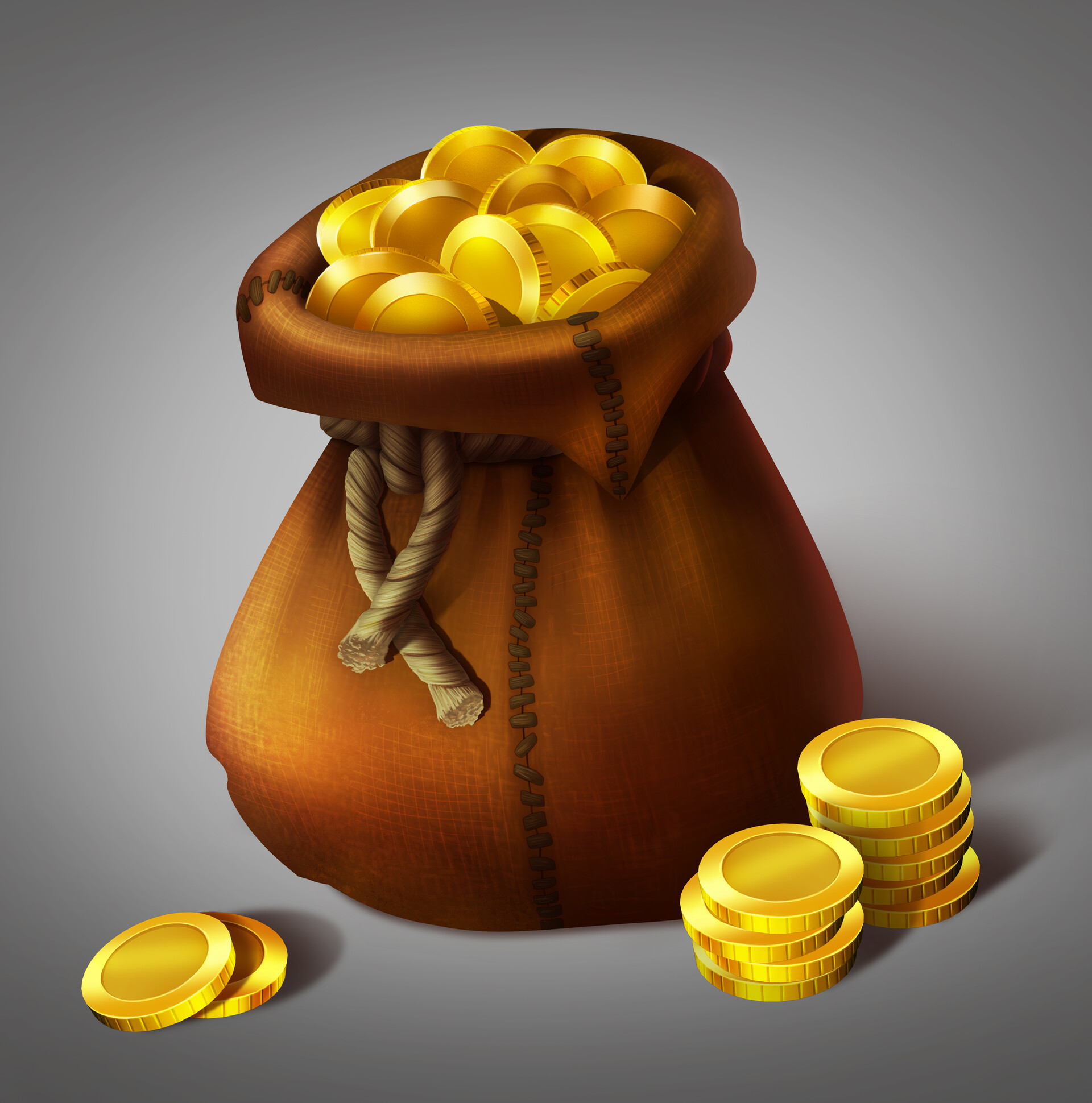 Tatiana Platonova - Bag of coins