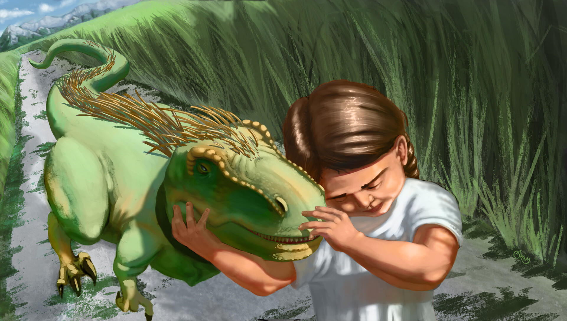 ArtStation - Dinosaur Illustration for Dinosaurs Alive Limited