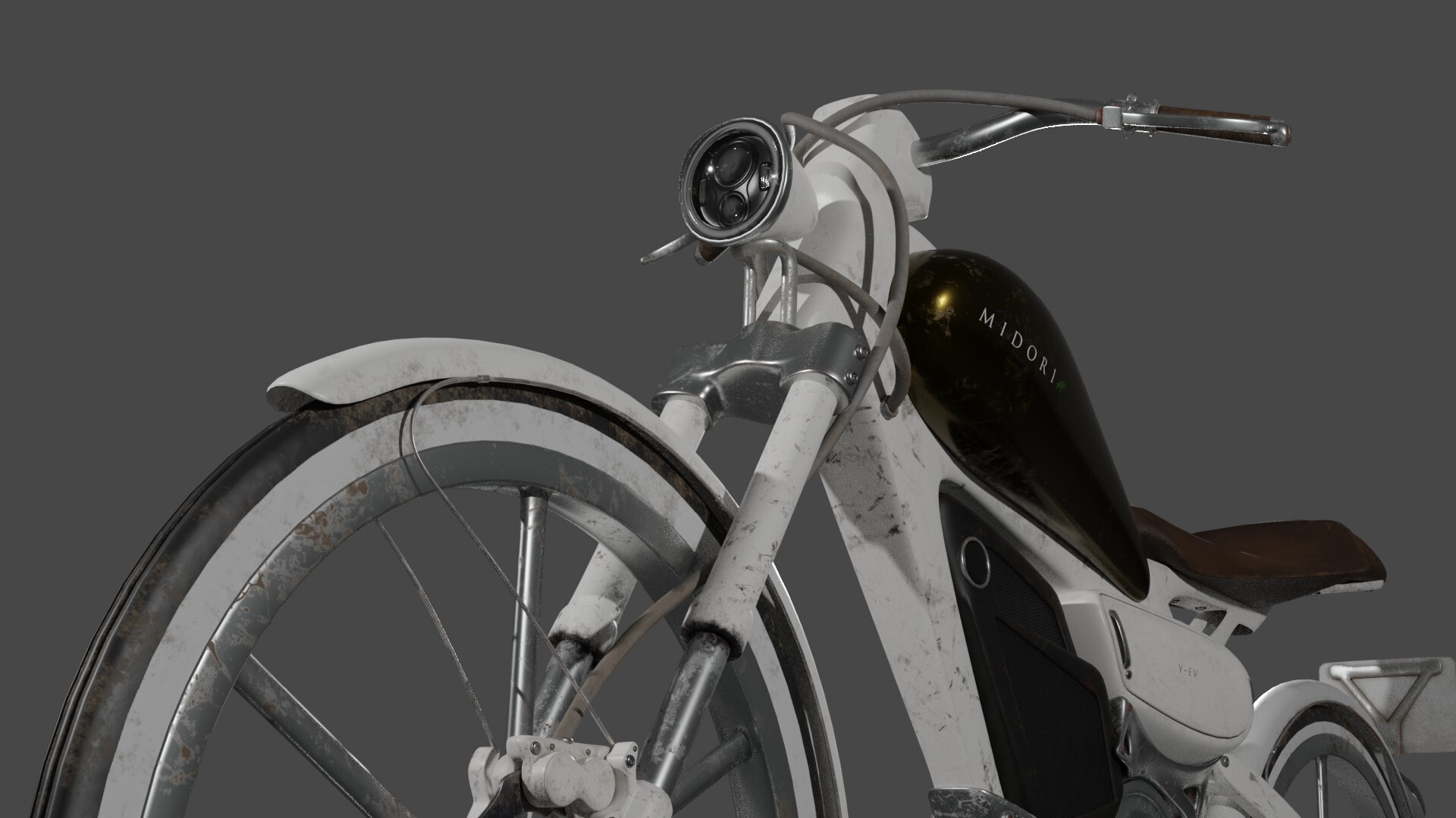 ArtStation - Electric Motorcycle Concept - Yamaha Y-EV Midori