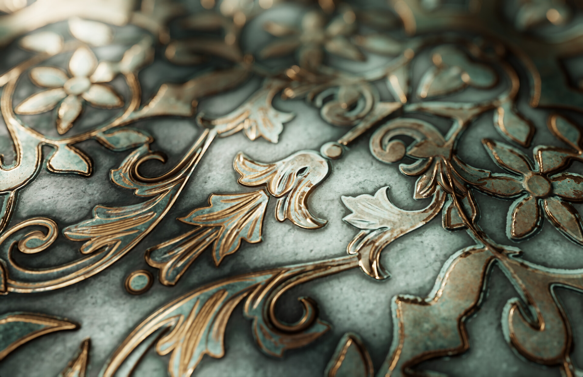 ArtStation - bronze pattern practice
