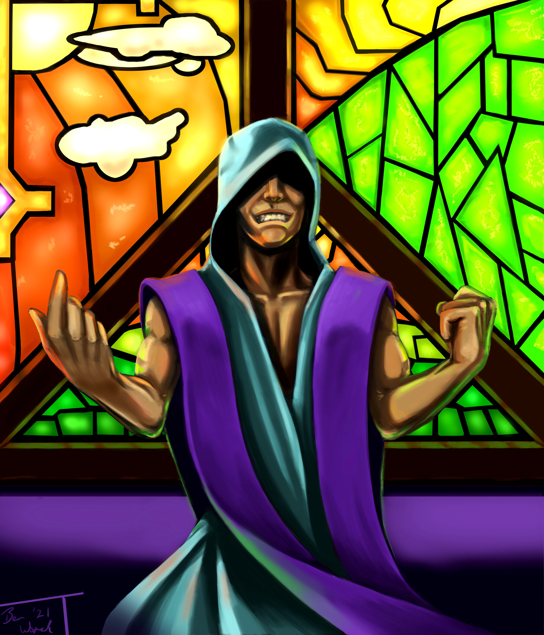 ArtStation - Stained Glass Whispers