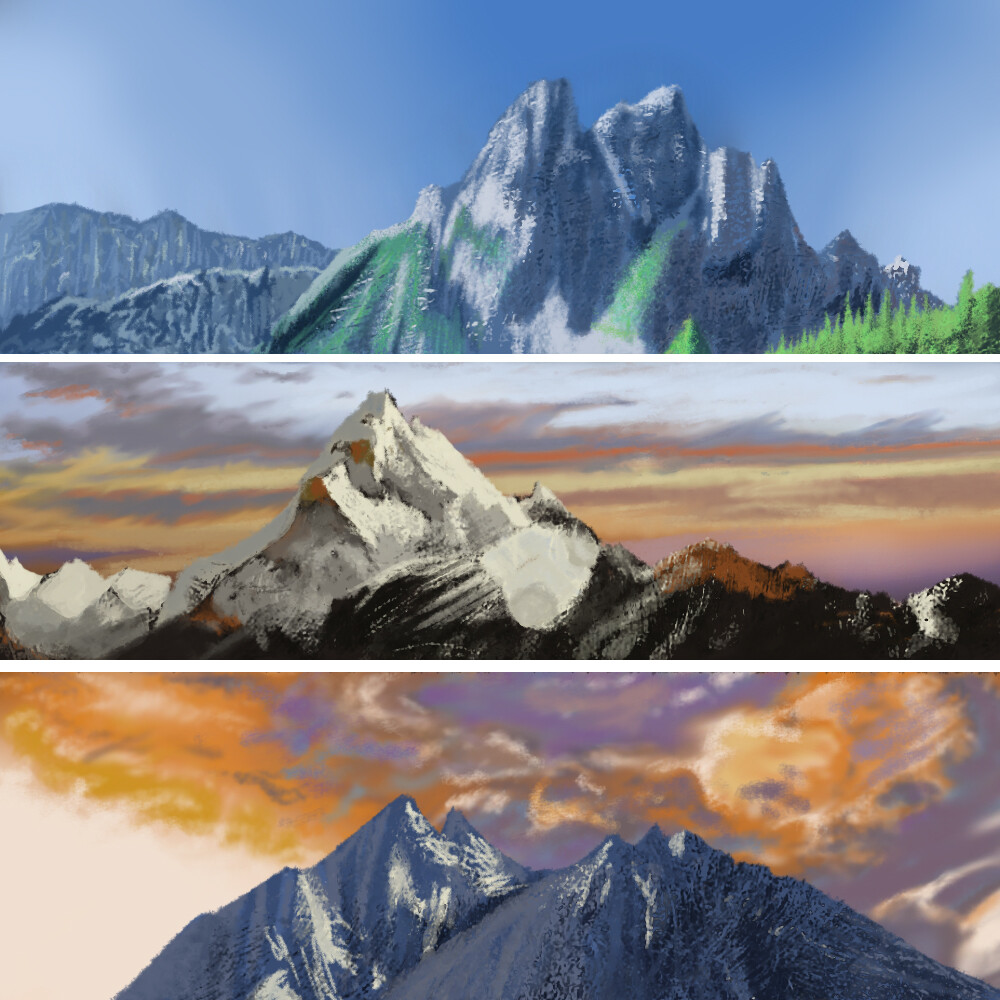 ArtStation - Mountains