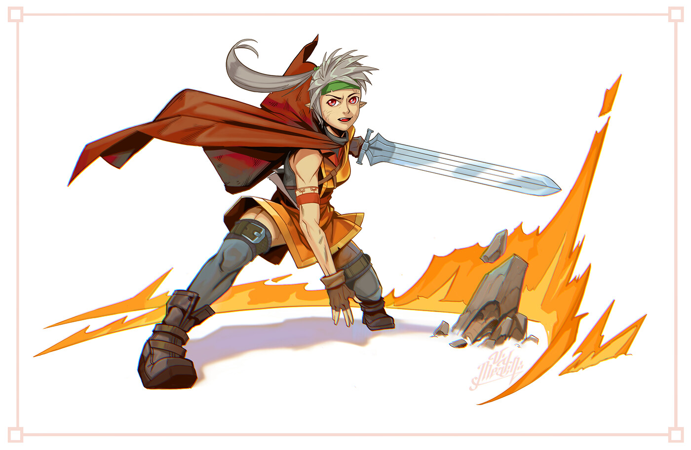 ArtStation - Battle elf