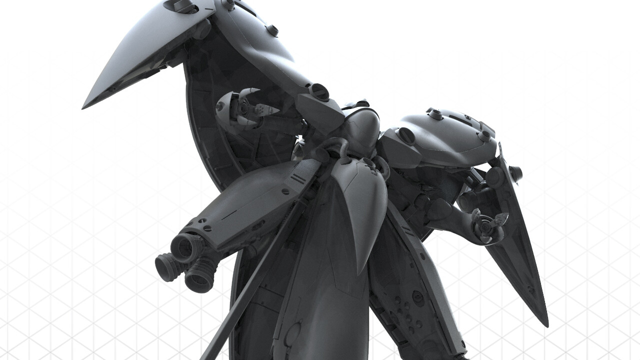 Jeremy Jap - (WIP80%) 1/144 scale ; AMX-002 Neue Ziel ( Mobile Suit ...