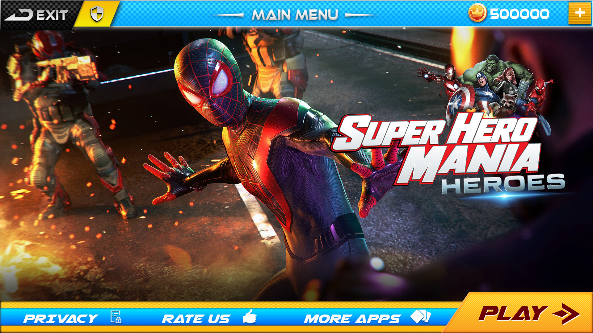 ArtStation - SUPER HERO GAME UI