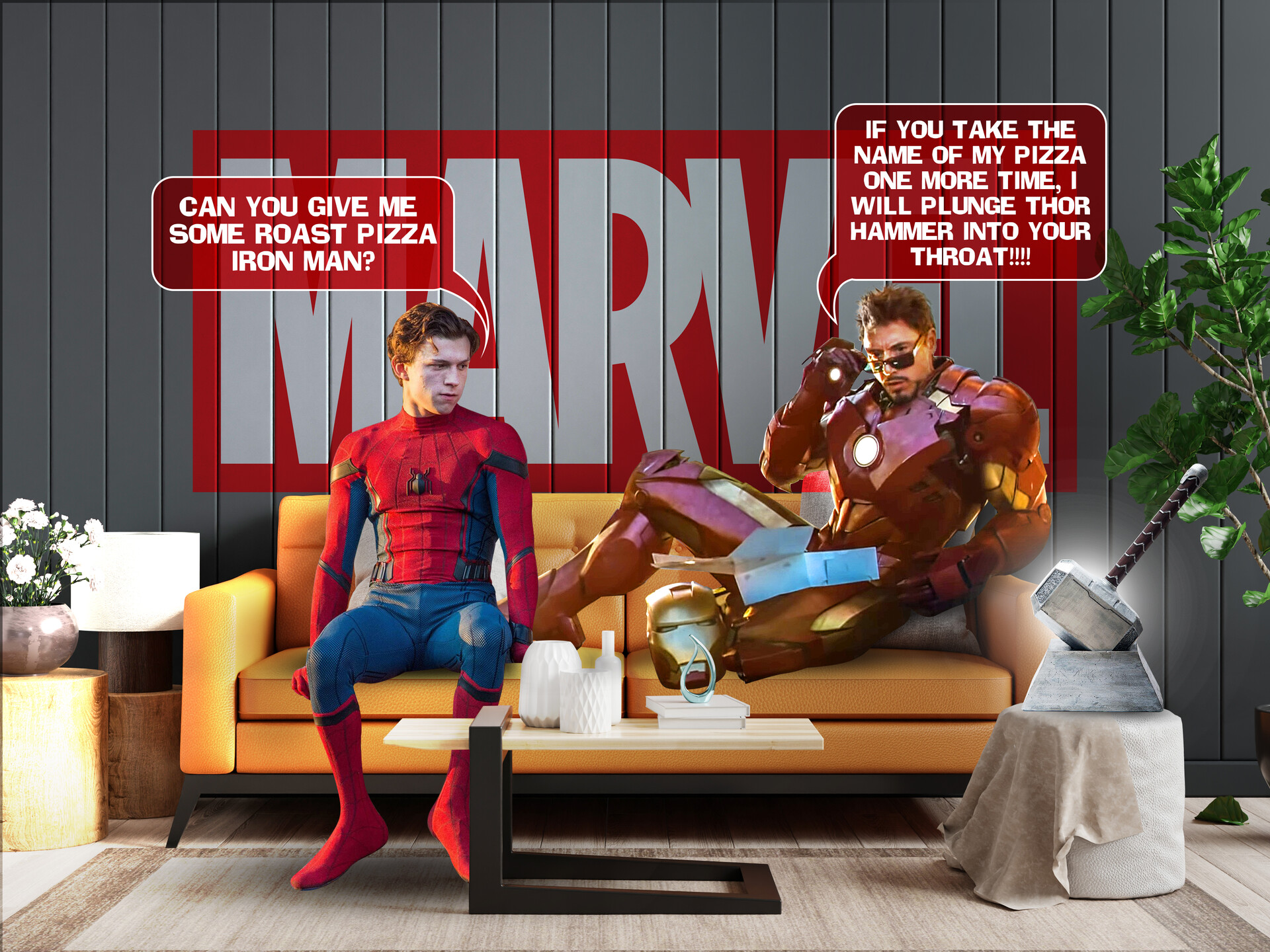 ArtStation - spider man & iron man