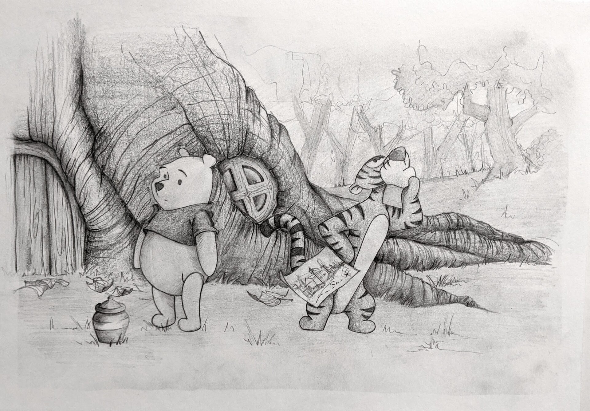 ArtStation - Winnie The Pooh_Graphite