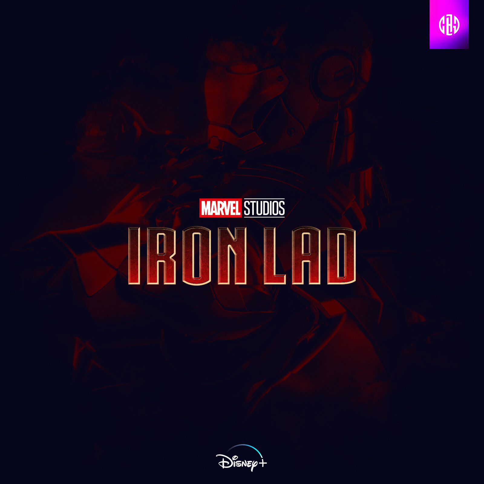 ArtStation - Marvel Studios Iron Lad Logo Design