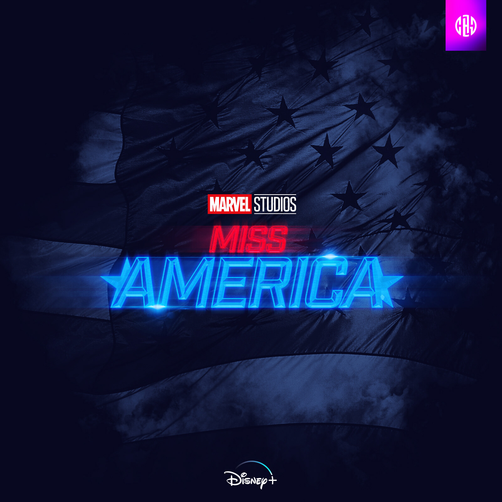ArtStation - Marvel Studios Miss America Logo Design