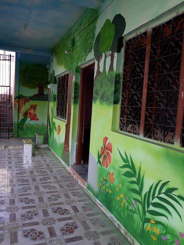 ArtStation - wall painting