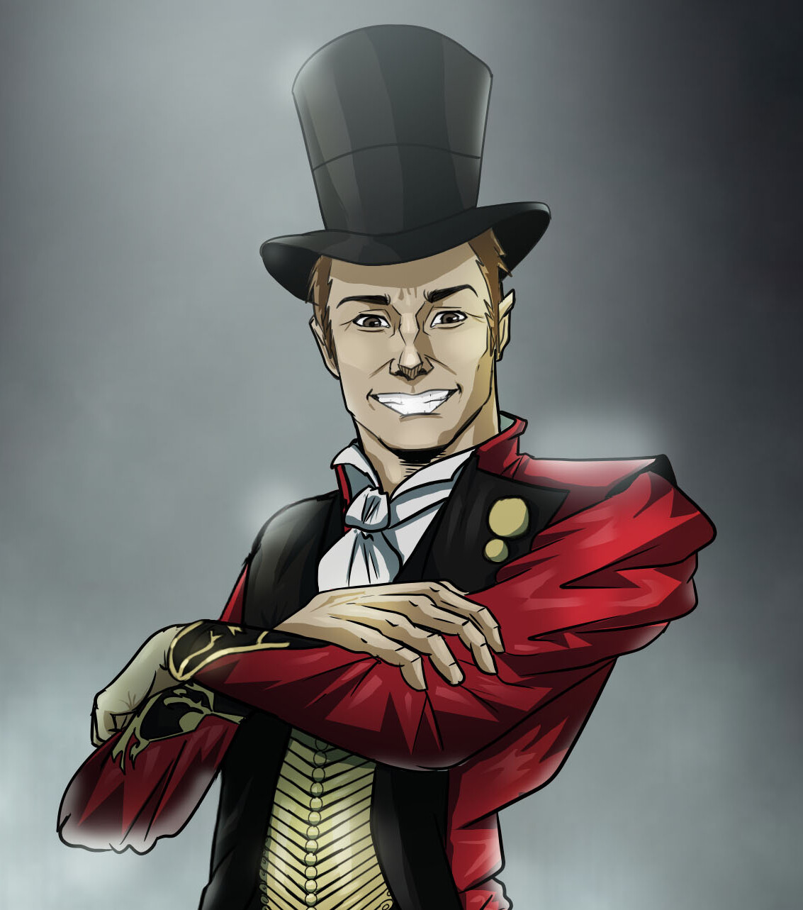 ArtStation - The Portrait of a Gentle Showman ️