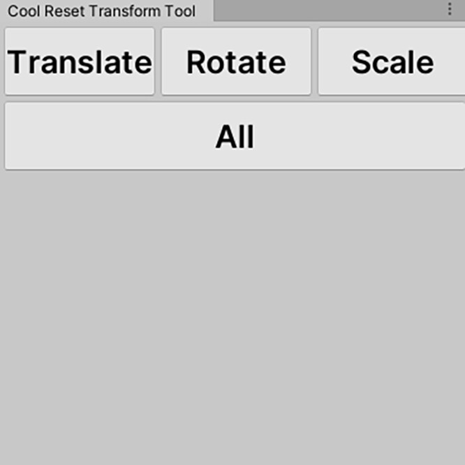 ArtStation - Cool_Reset_Transform_Tool
