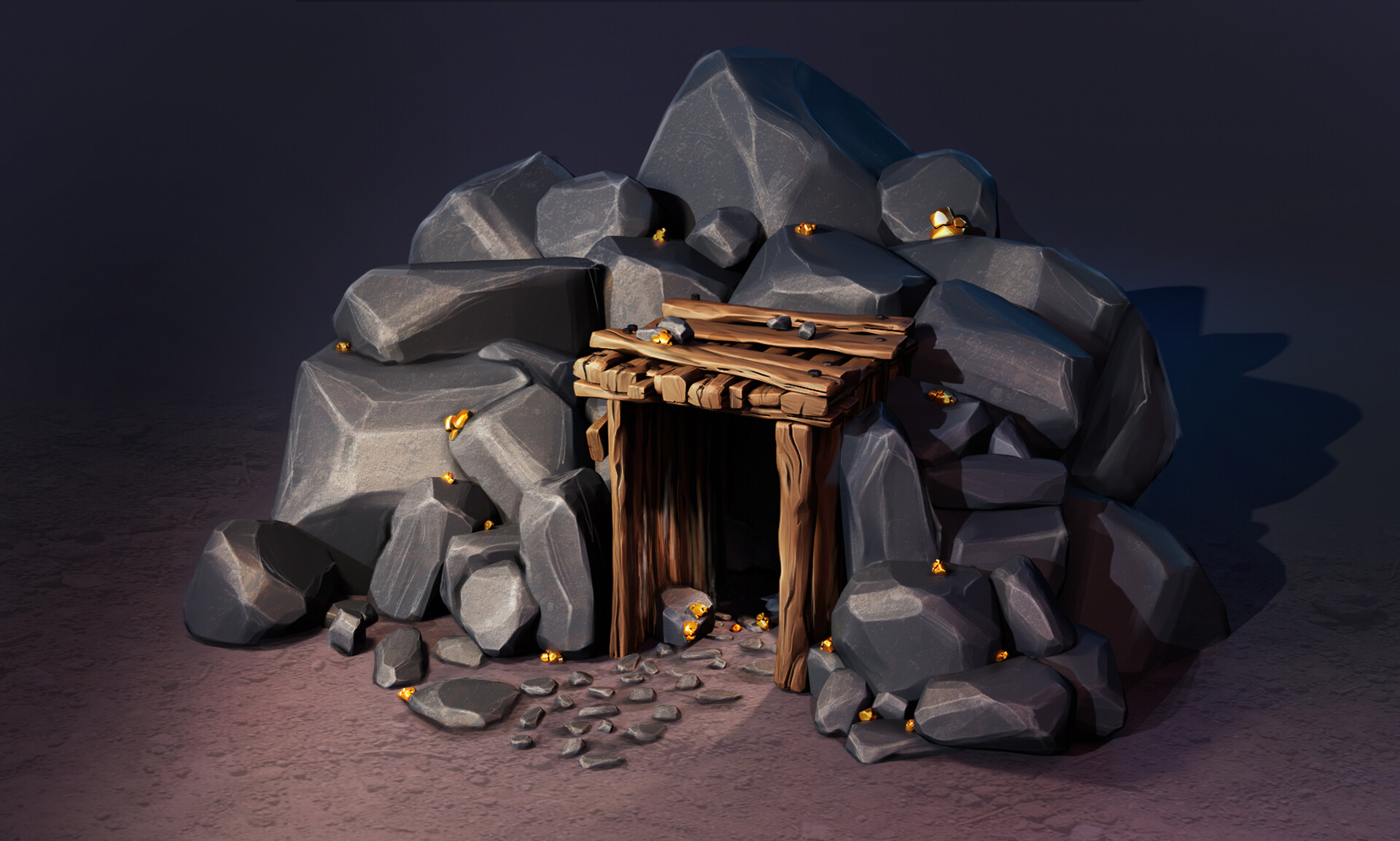 ArtStation - gold mine/ fan art