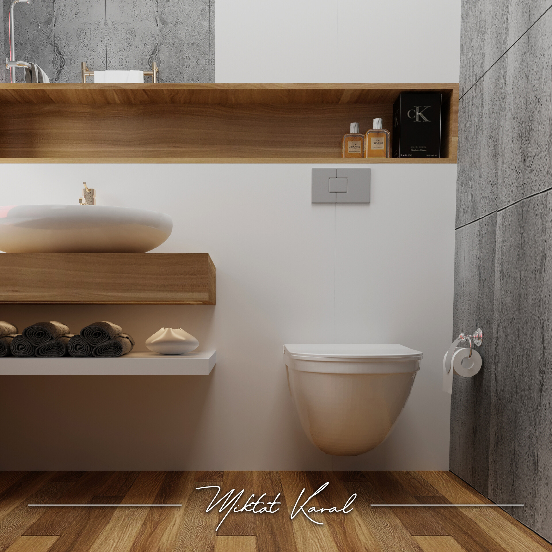 ArtStation - Concept Bathroom Design