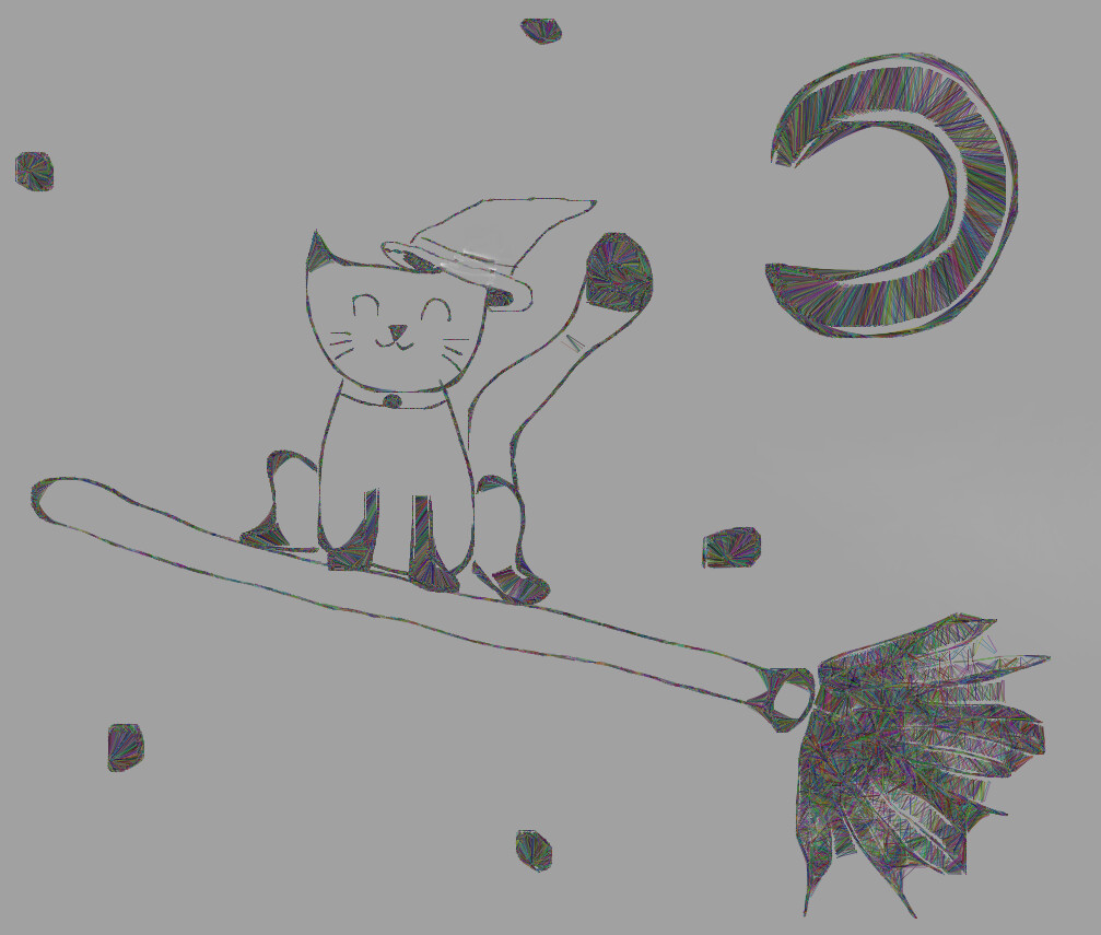 ArtStation - witch`s cat