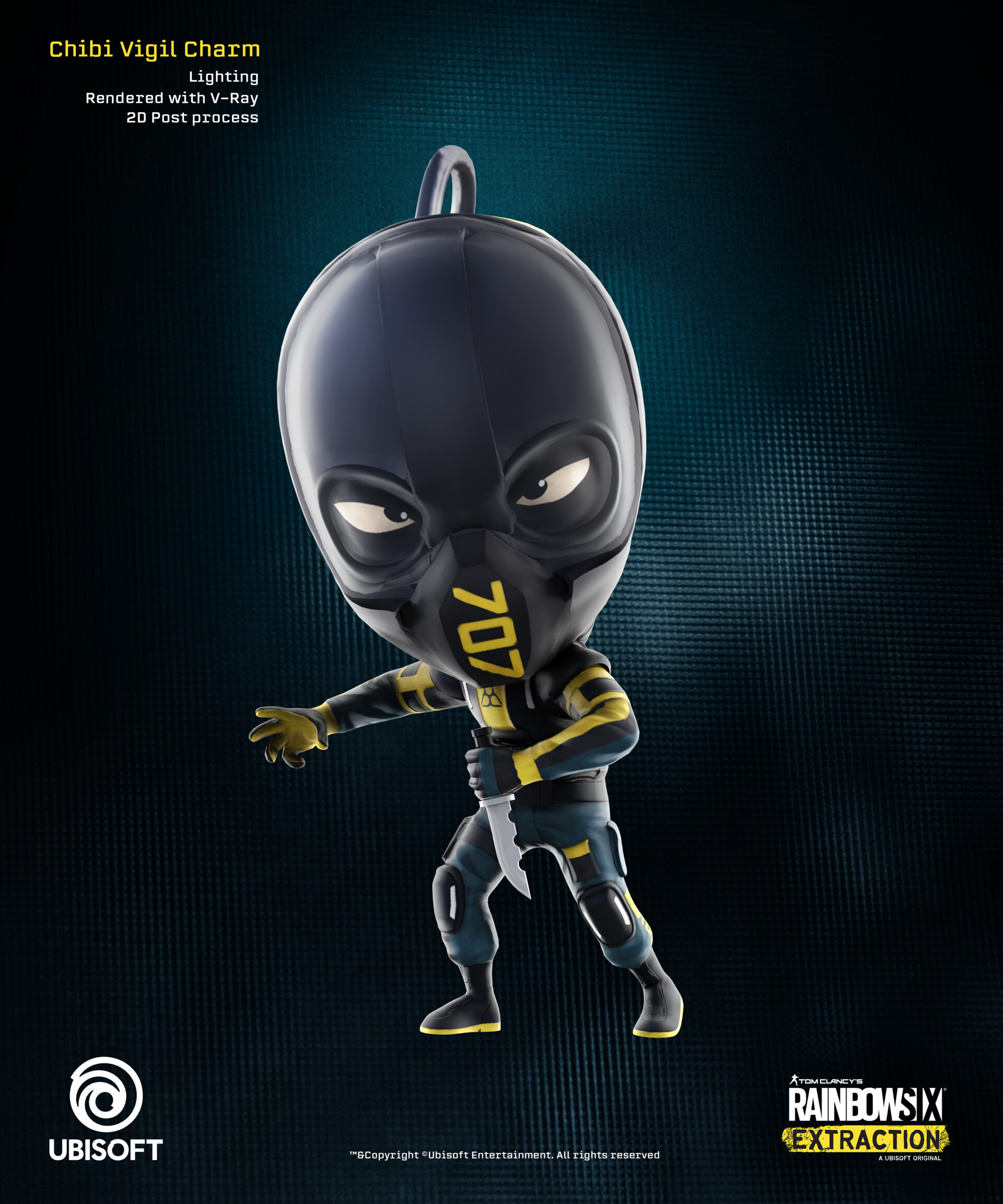 Sebastien Clermont-Petit - Rainbow Six Extraction Character Renders