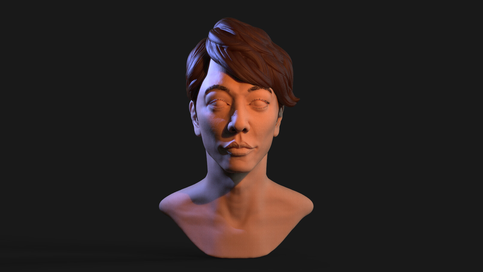 ArtStation - Male asian face