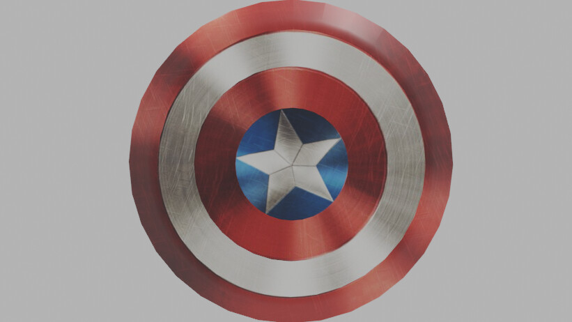 ArtStation - Captain America Shield