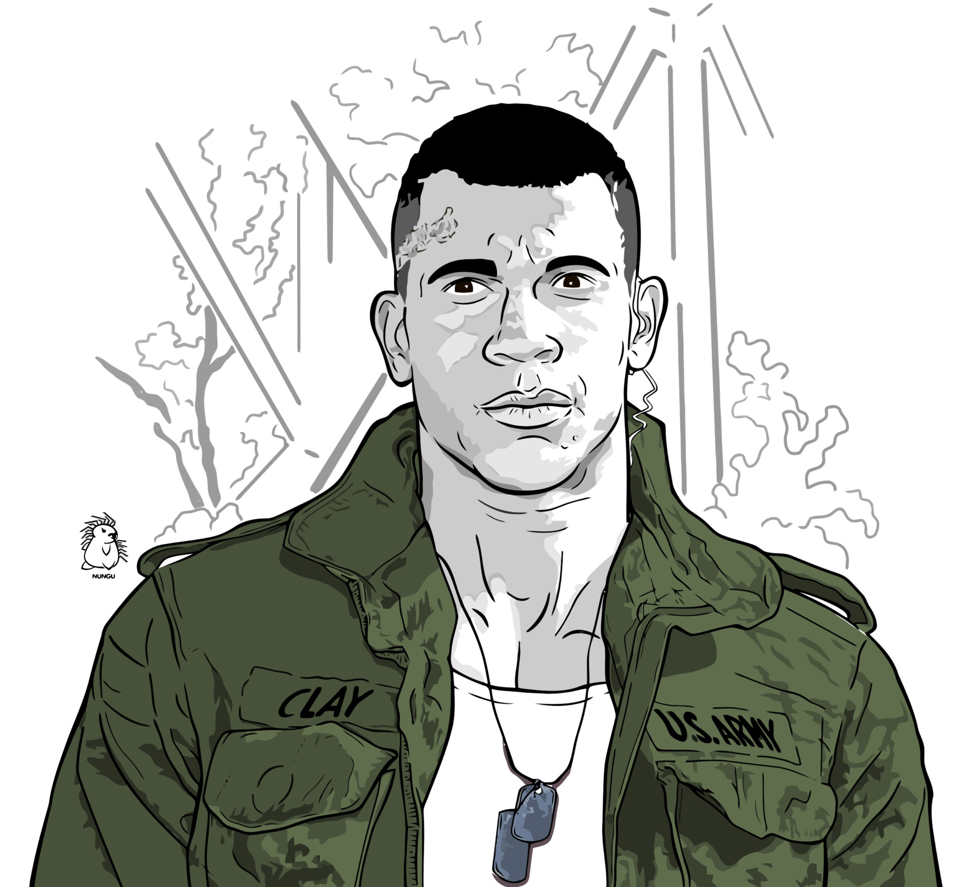 Tyanai Chigovera - Illustrated Drawing - Fan Art - Lincoln Clay