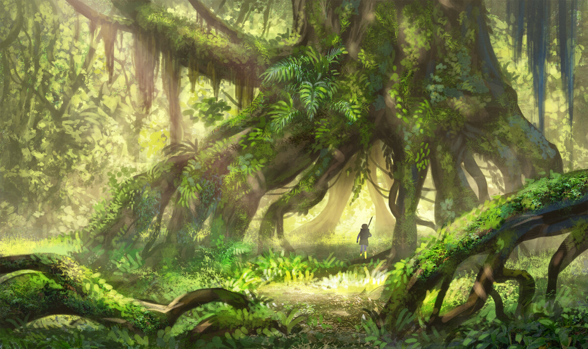 ArtStation - Huge forest