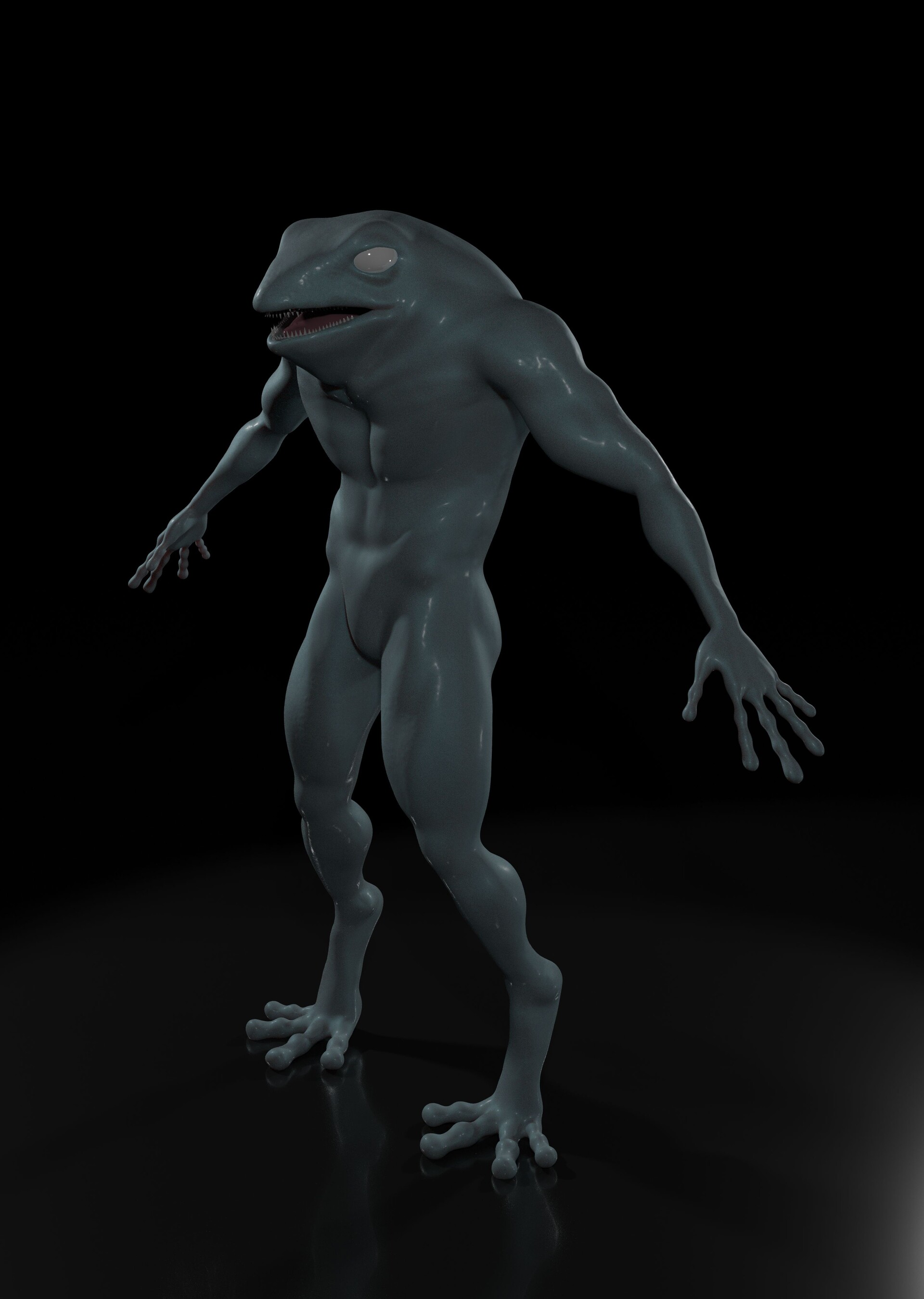 ArtStation - Frog creature Parnakl