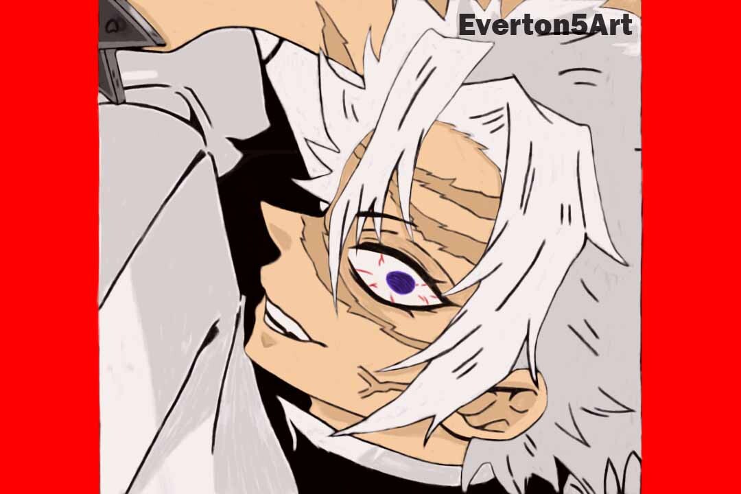 half demon anime guy