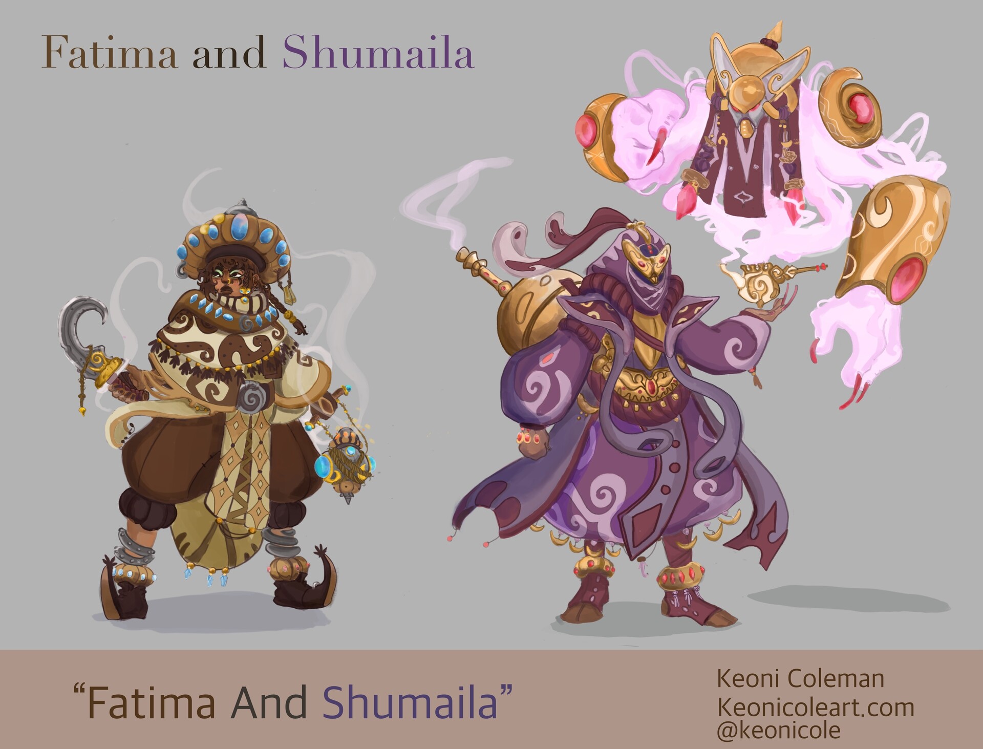 ArtStation - Fatima and Shumaila