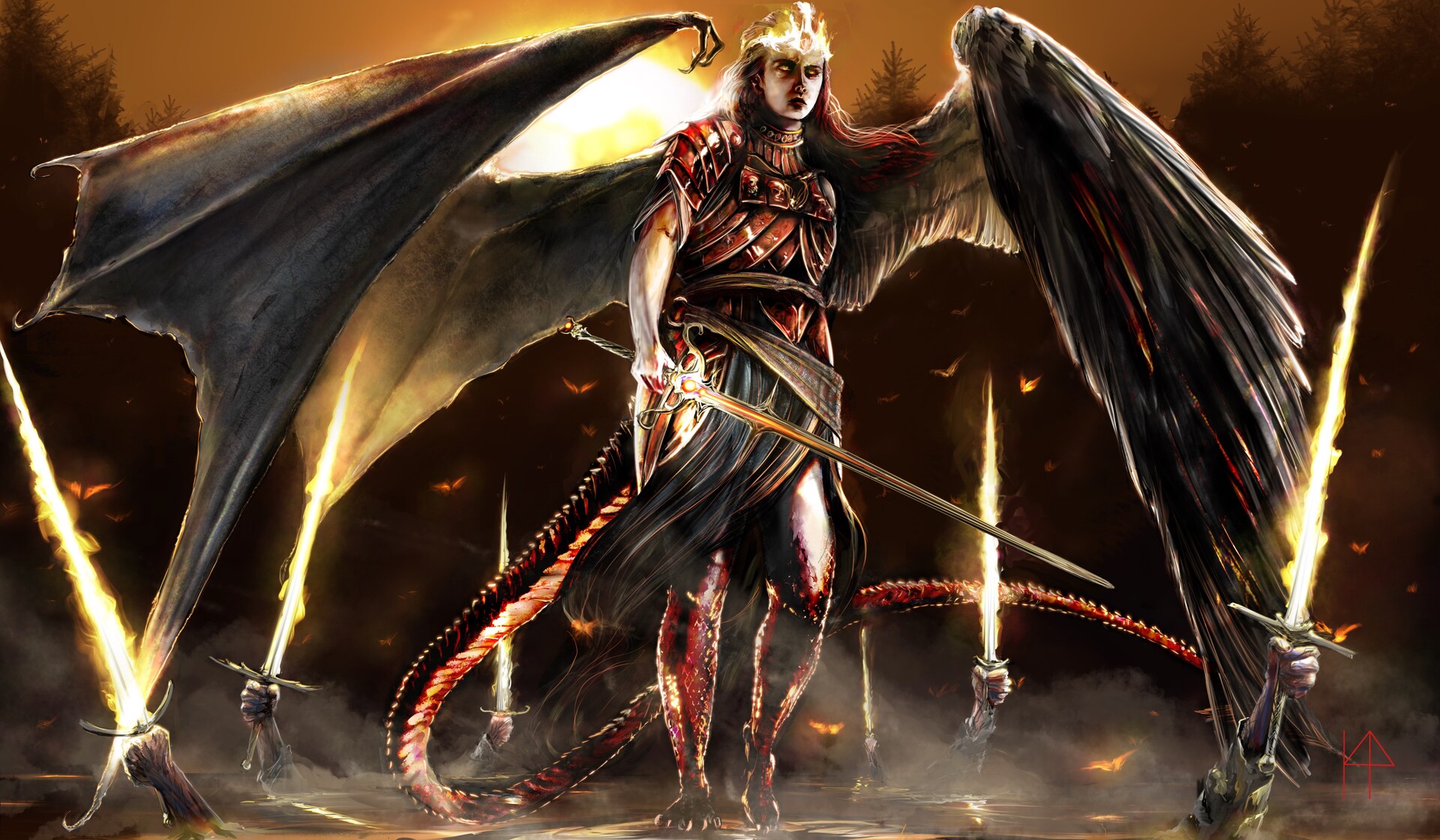 ArtStation - Angel of chaos