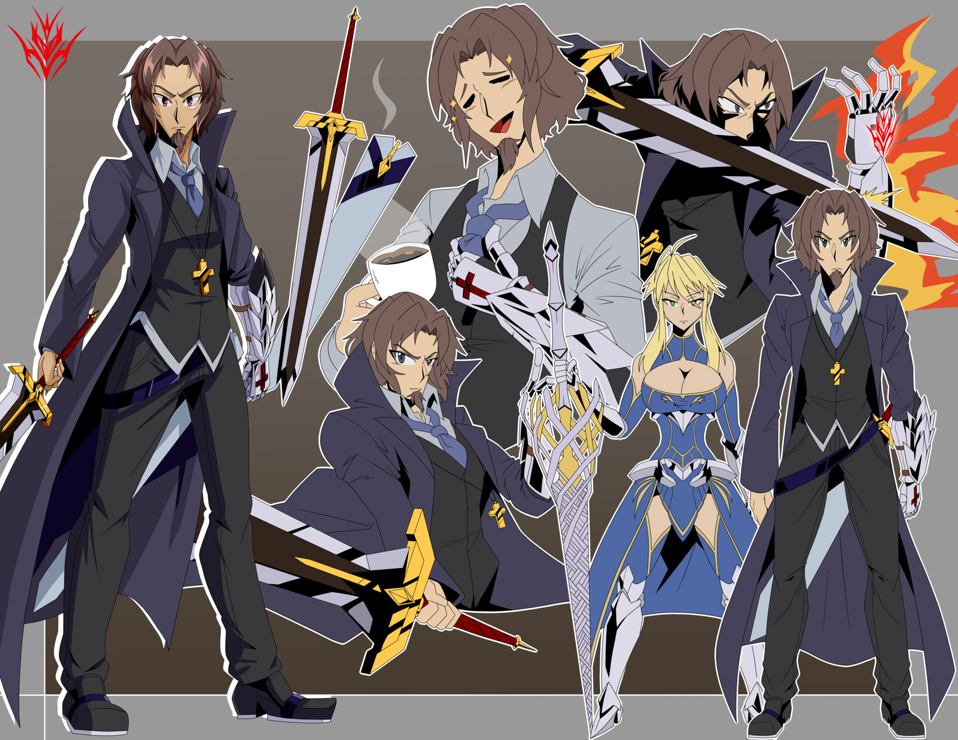 ArtStation - Aurelius Character sheet