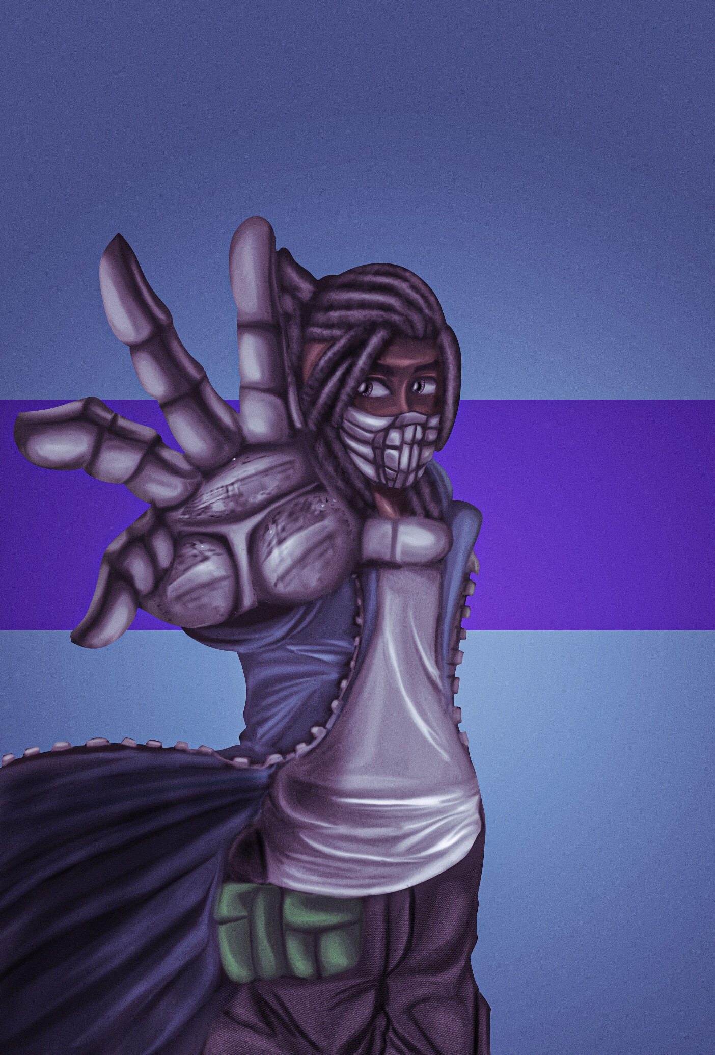 ArtStation - cyberpunk oc 2