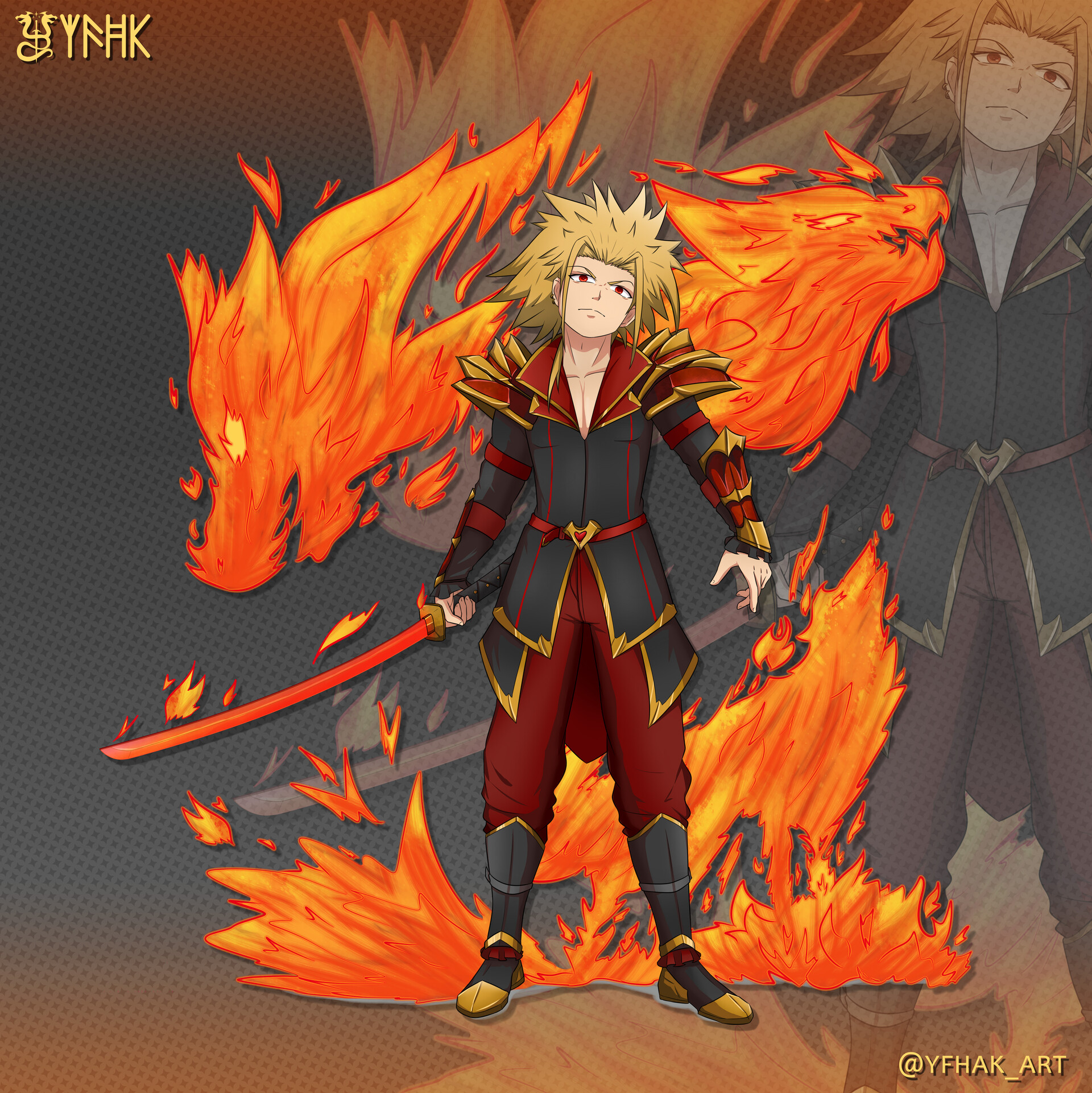 ArtStation - Rustig - Fire Summoner