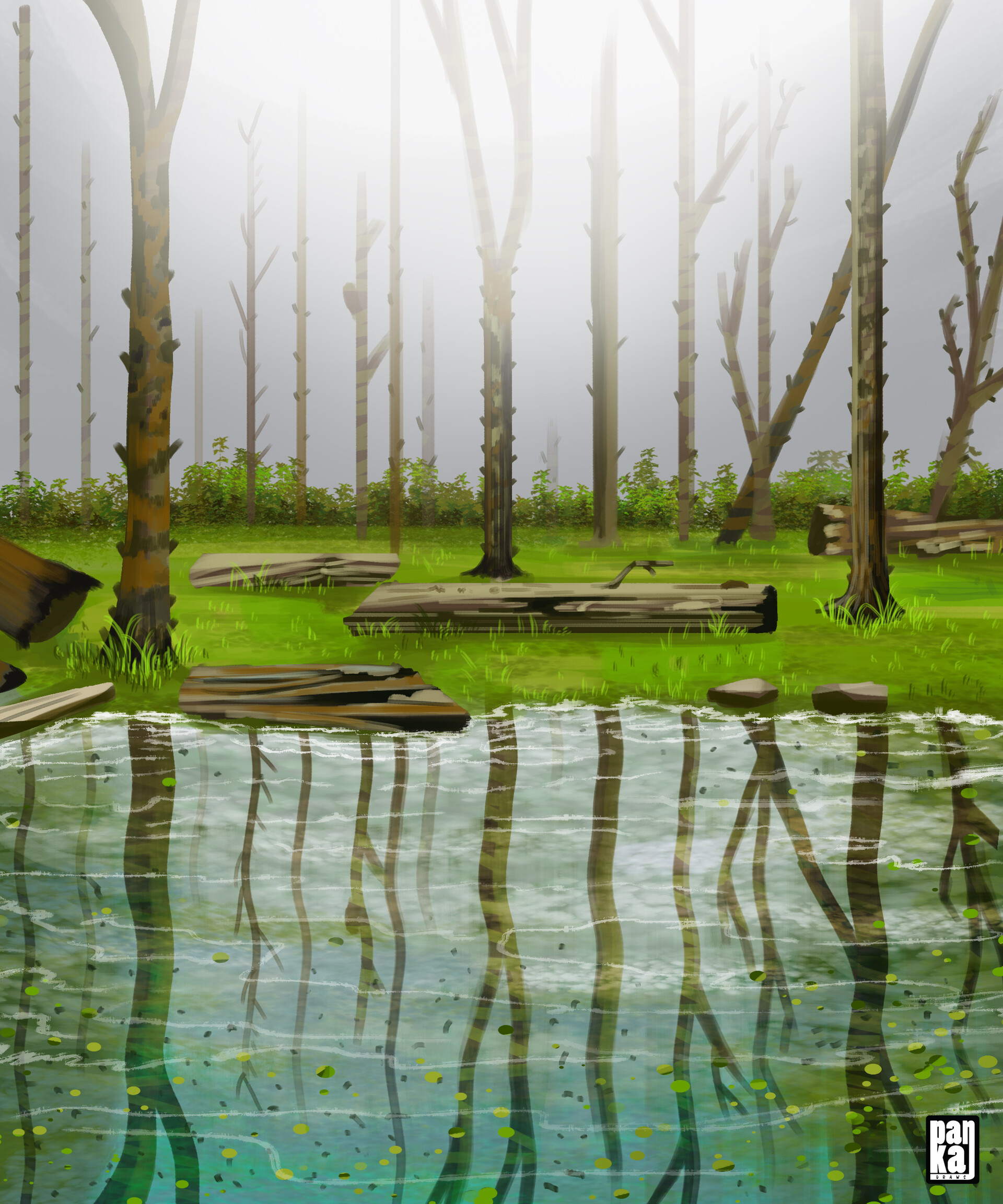 ArtStation - peaceful place
