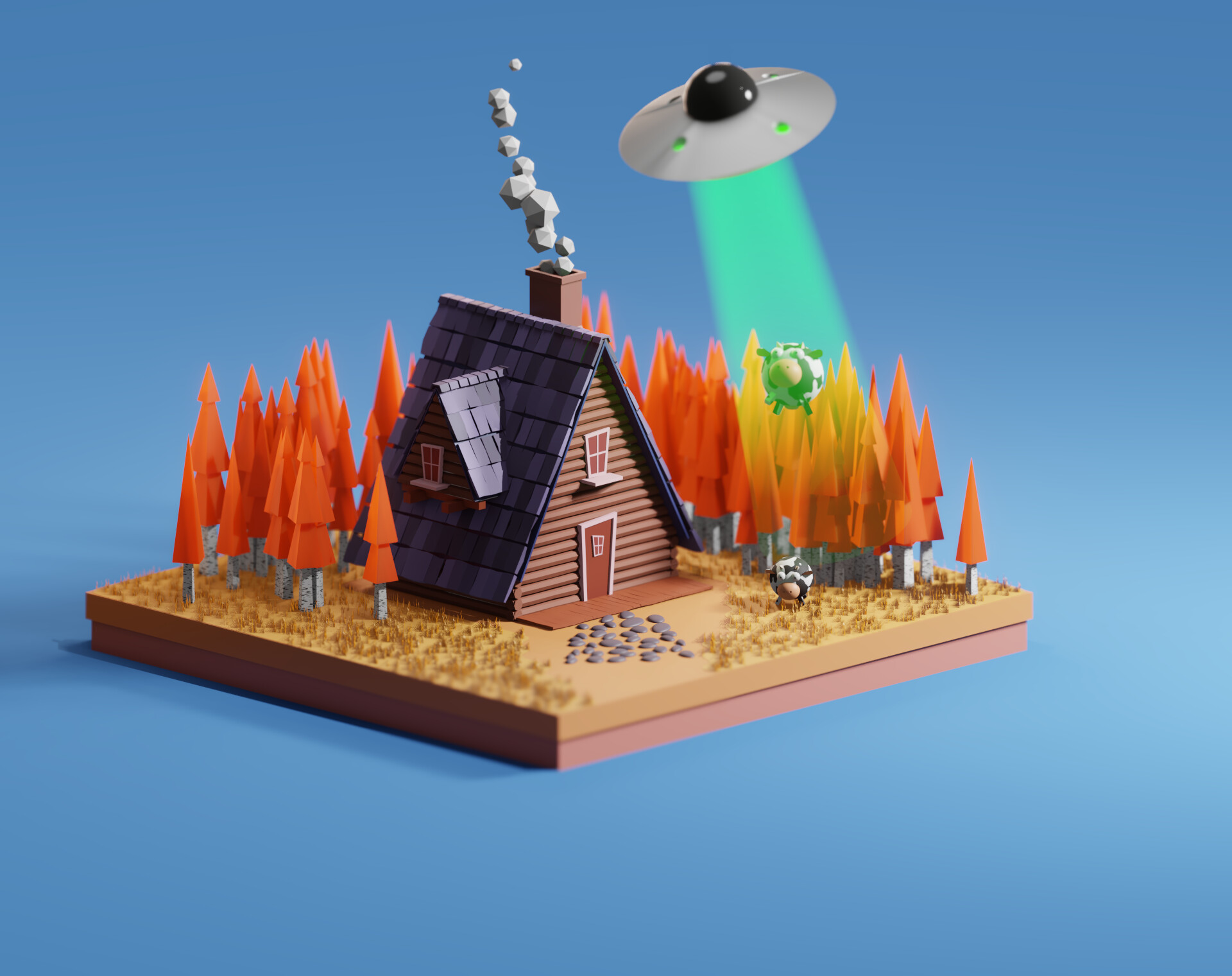 ArtStation - UFO attack