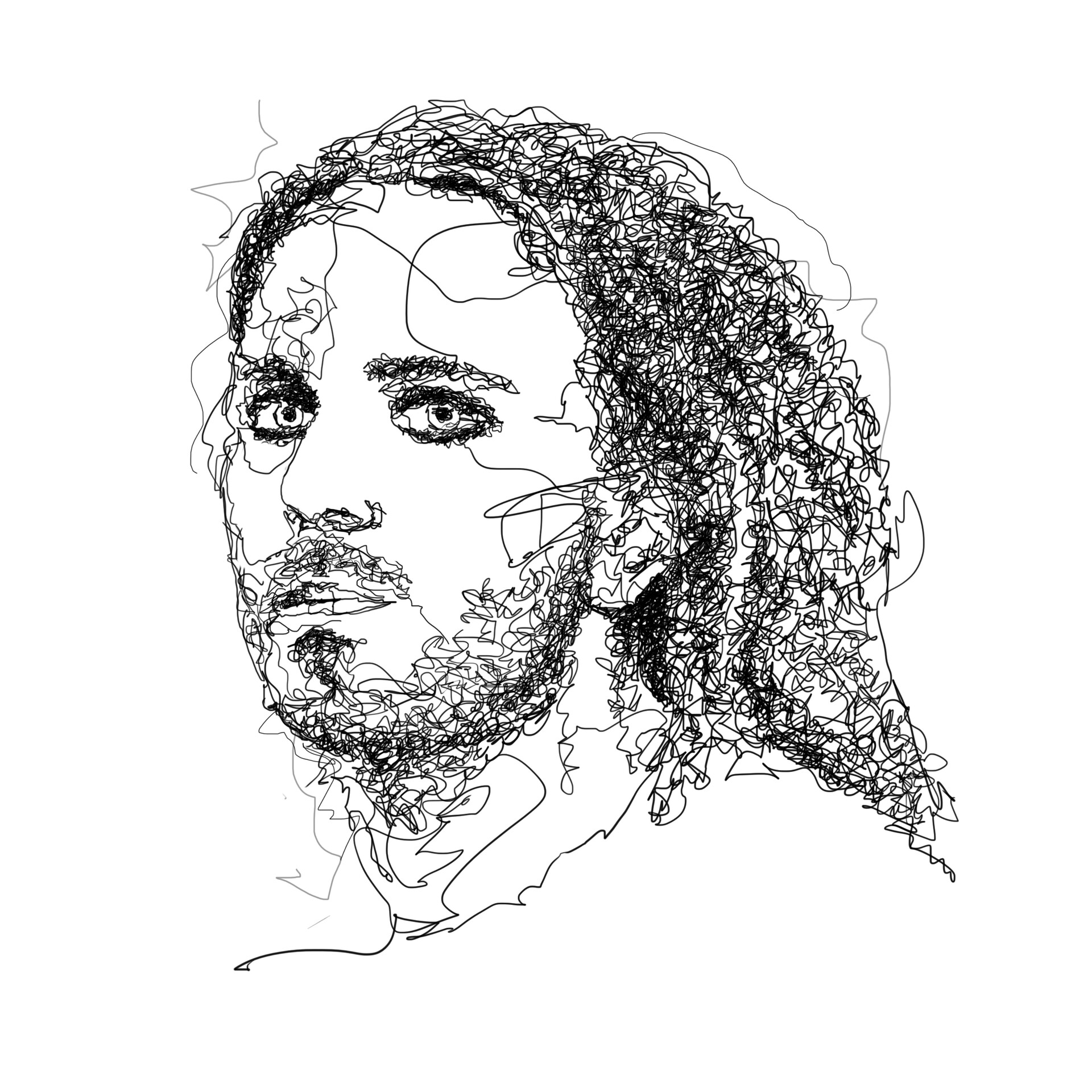 ArtStation - Line art portrait