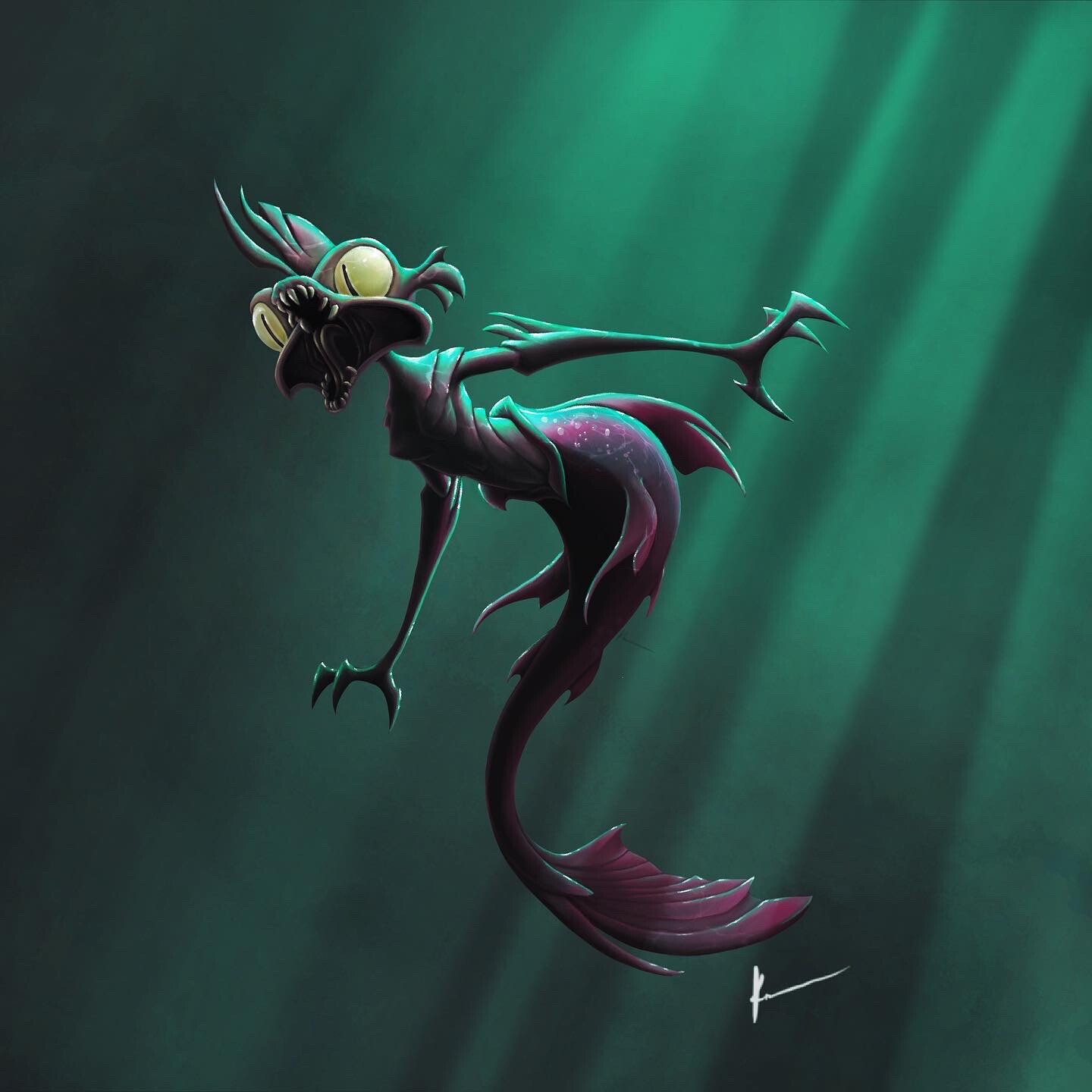 ArtStation - Ocean monster