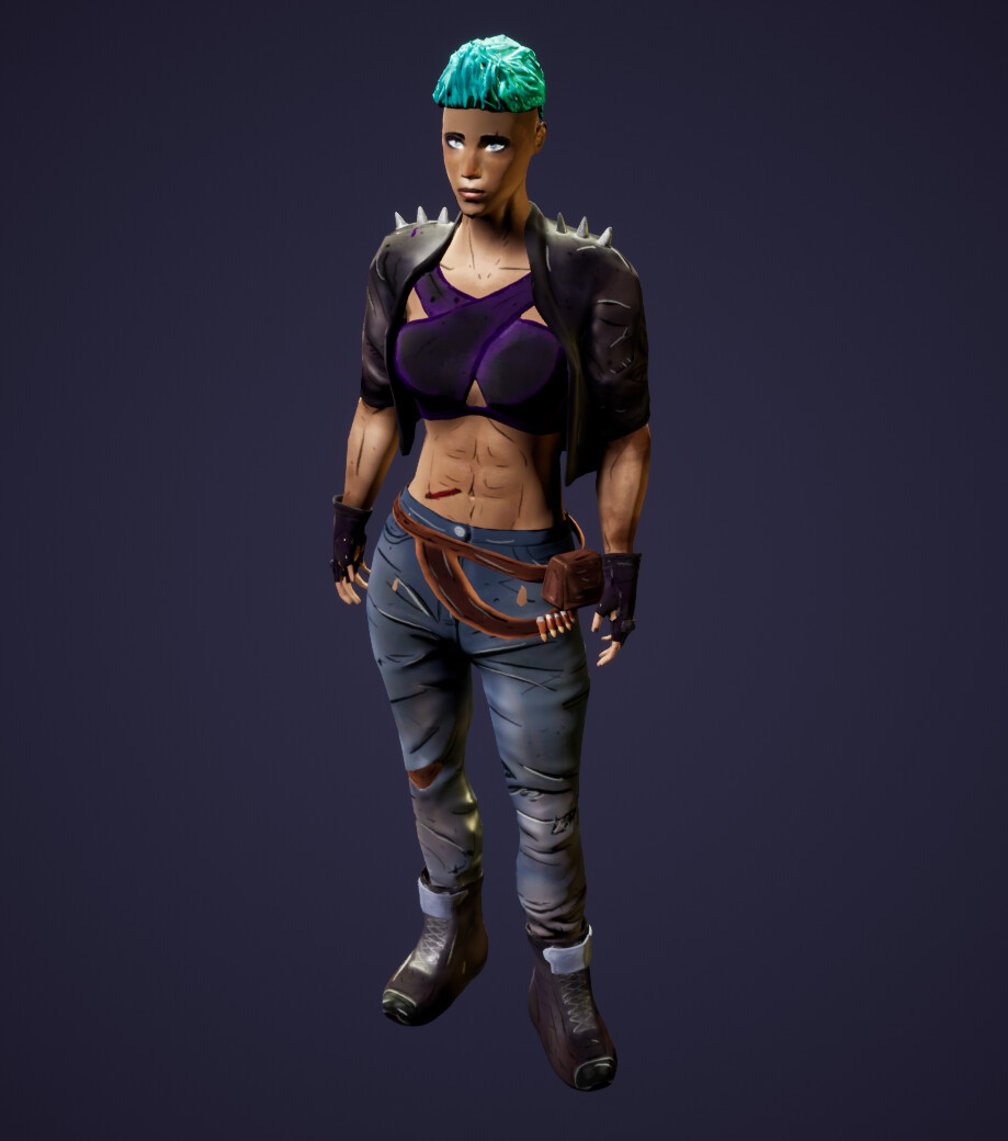 ArtStation - stylized character inspired by borderlands - for ...