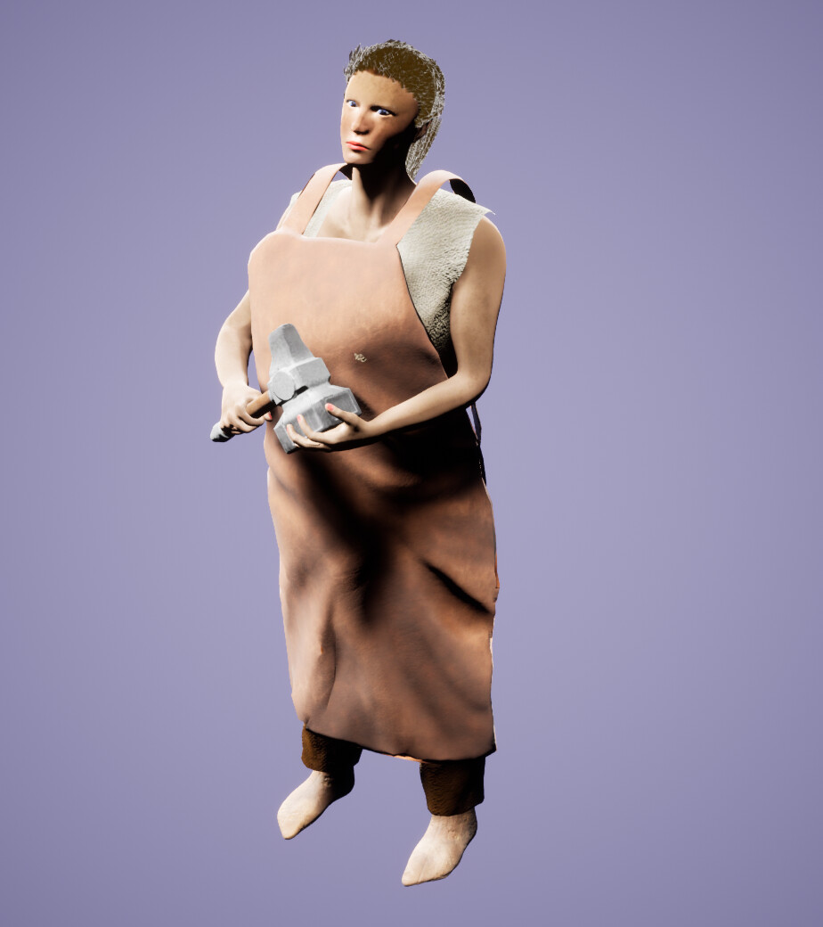 ArtStation - blacksmith character - inspired by the game Fabled - for ...