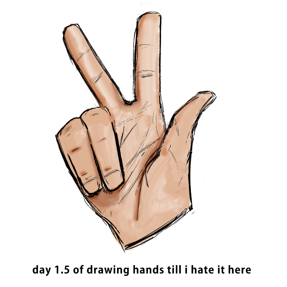 ArtStation - Hands I hate hands