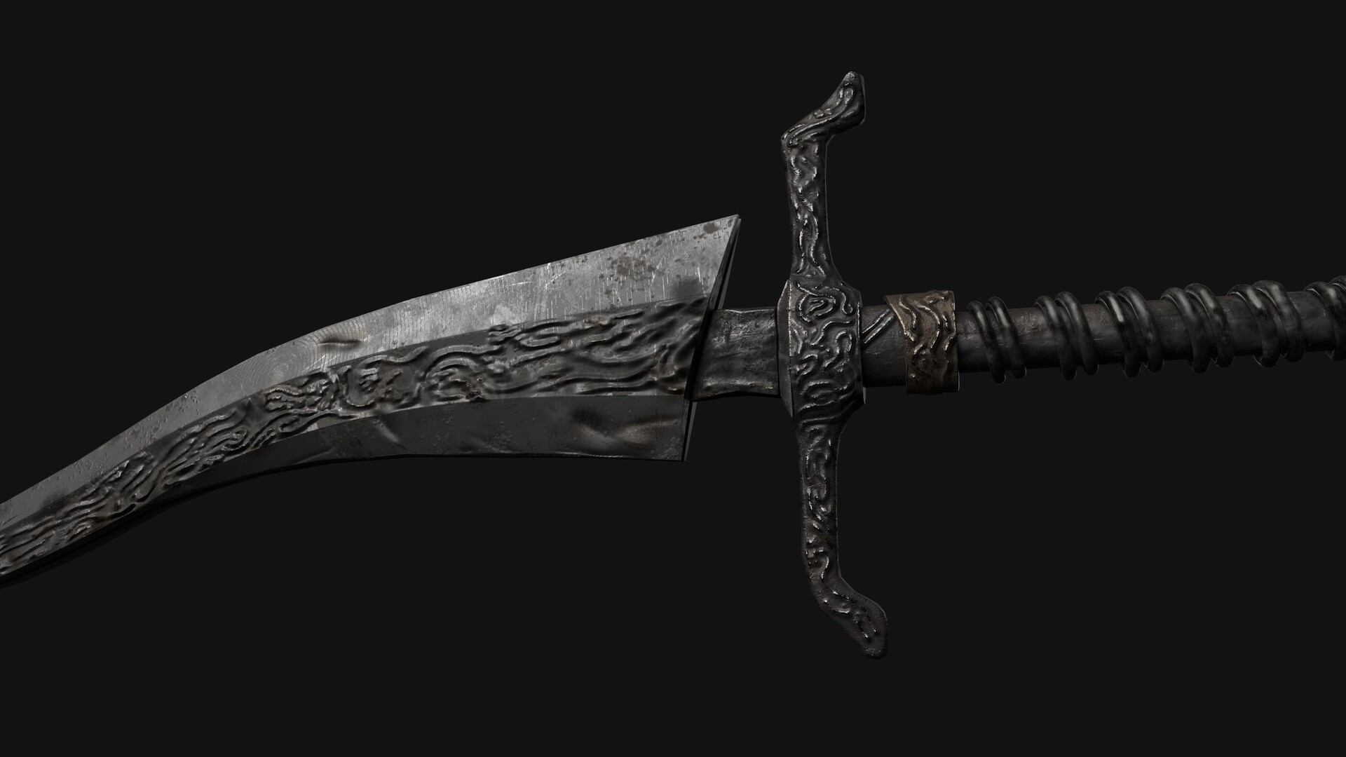 ArtStation - Bloodborne Simon's BowBlade (1)