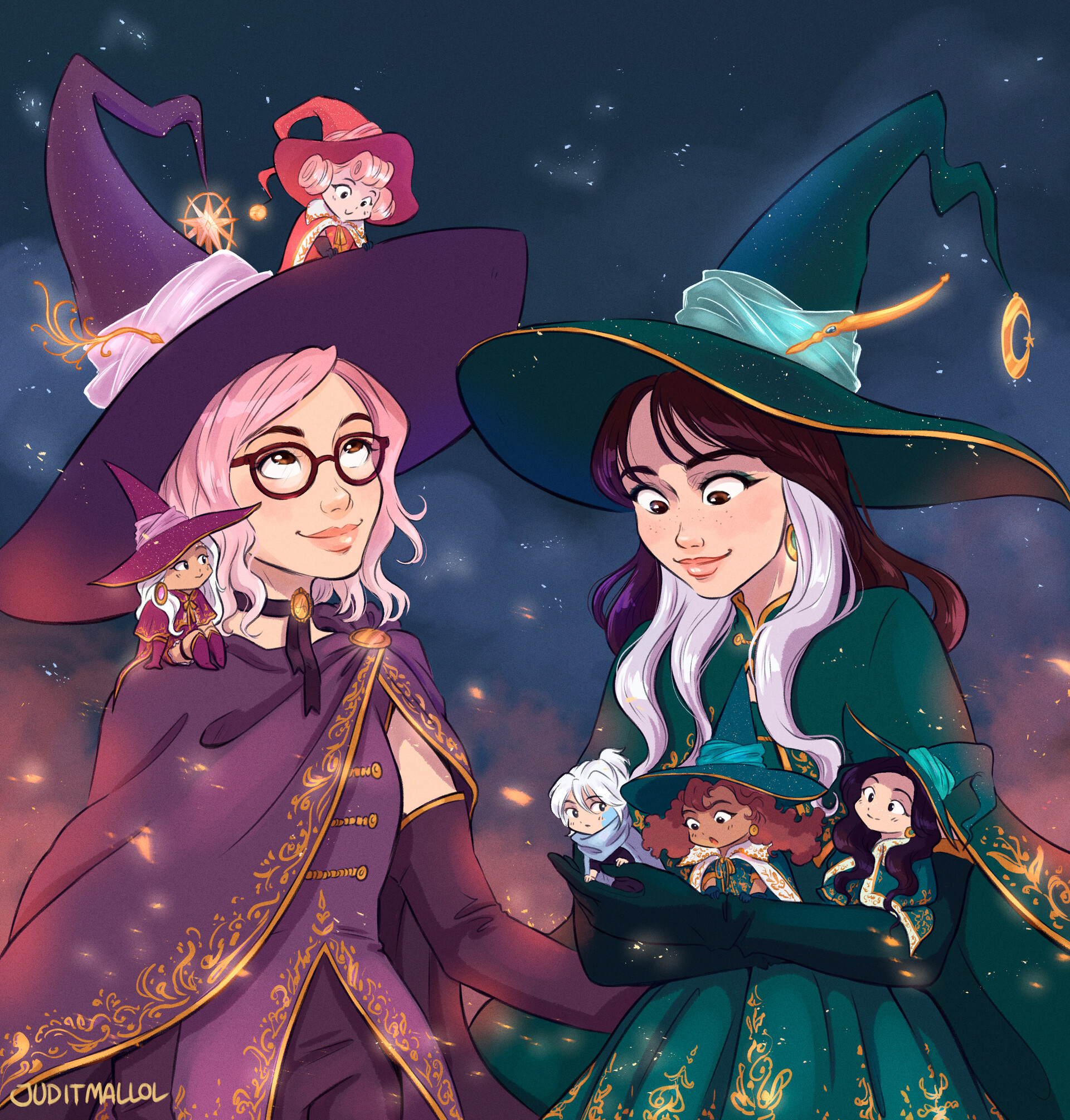 ArtStation - ROYALTY WITCHES. (2020)
