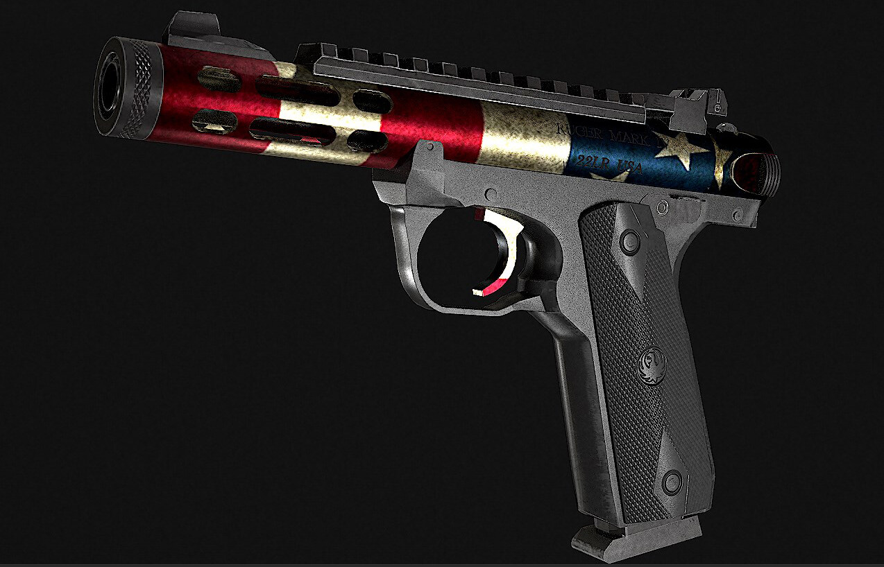 ArtStation - Ruger Mark IV 22 (with download)