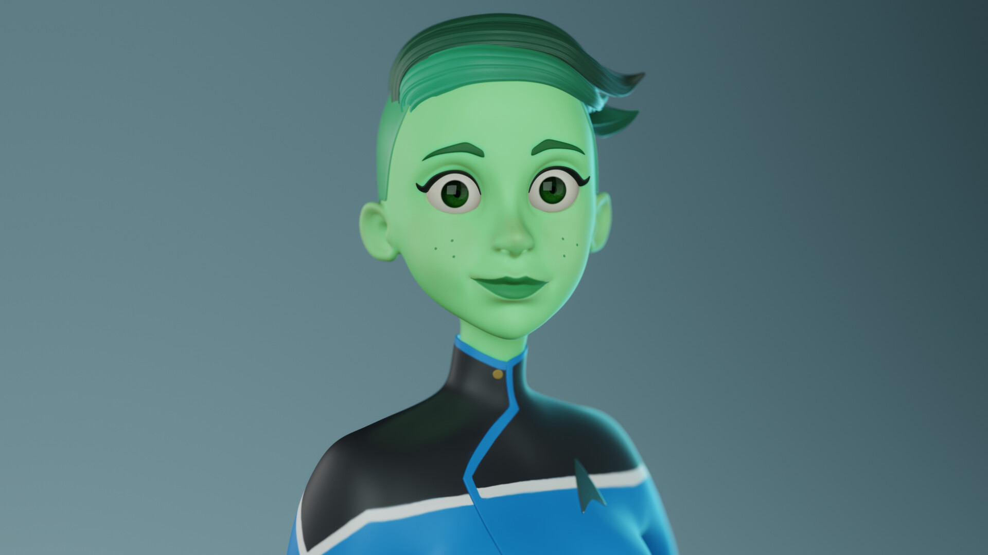 ArtStation - Star Trek Lower Decks D'Vana Tendi Fanart