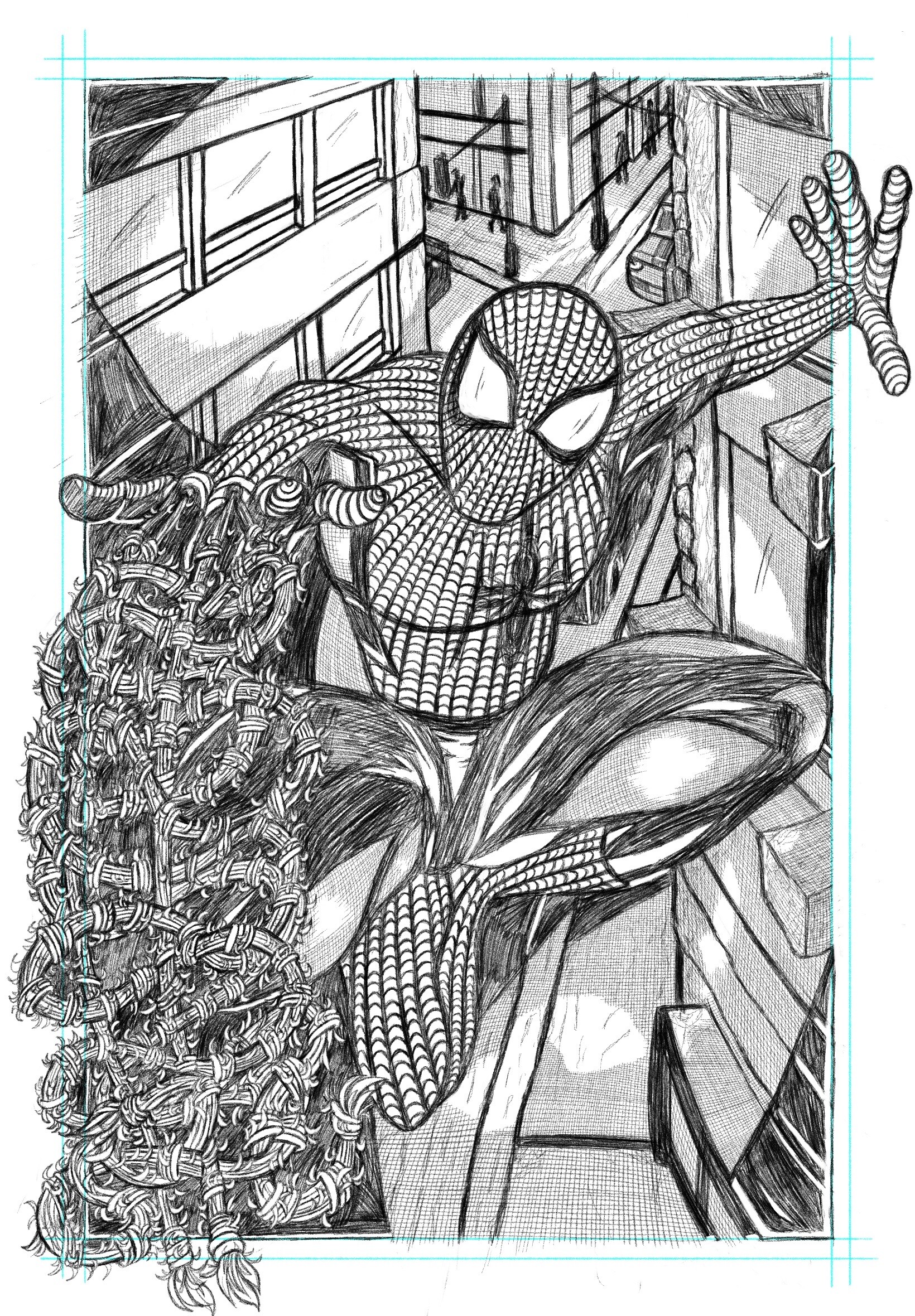 ArtStation - MARVEL SPIDER-MAN pencil comic art