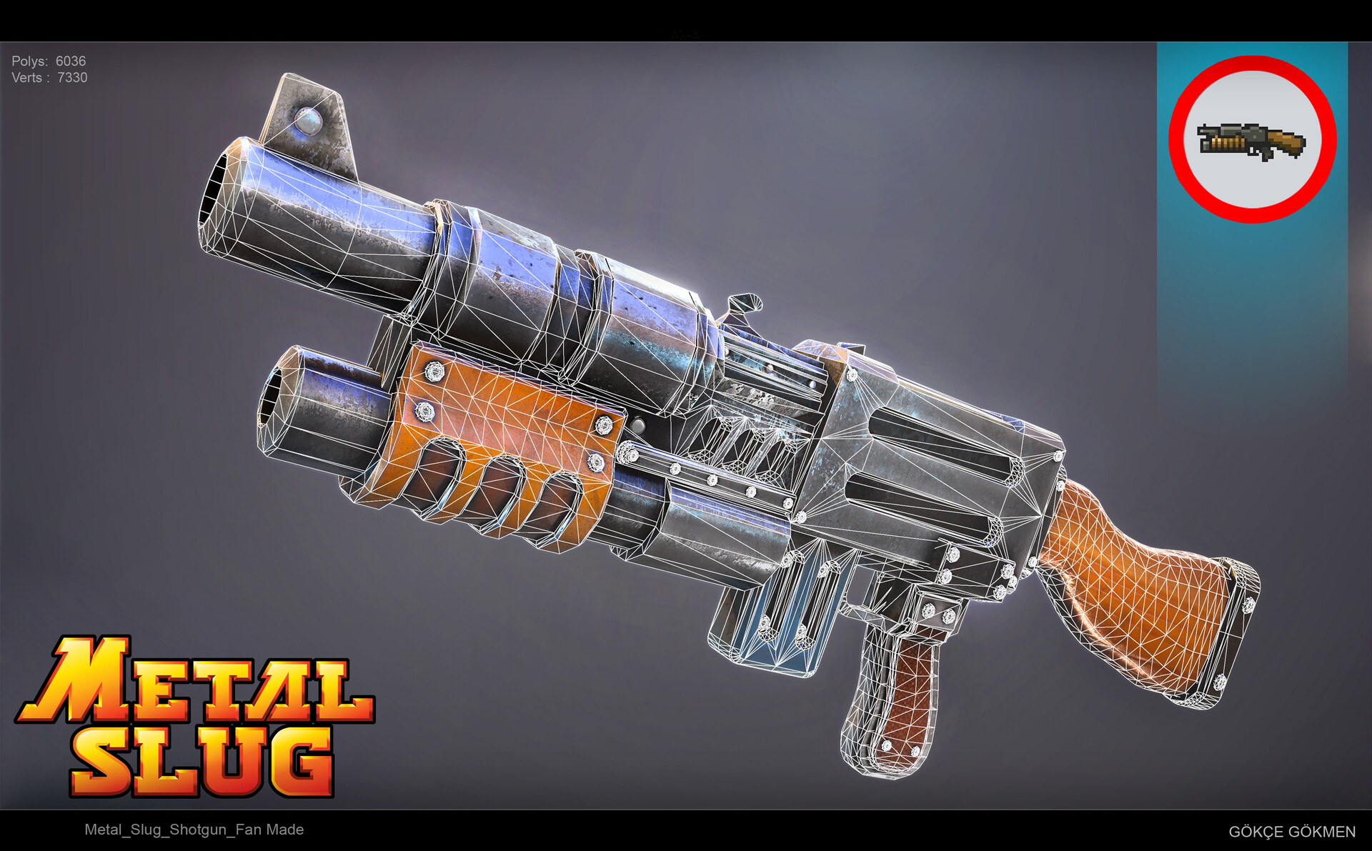 Gokce GOKMEN - Metal Slug - Shotgun Remake_Fan Made