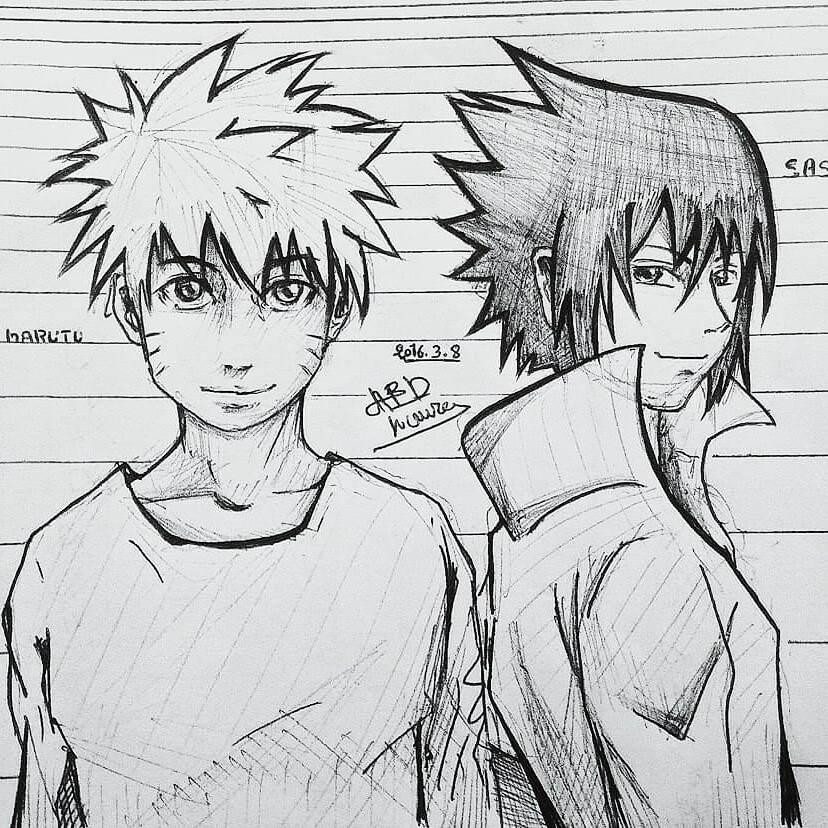 Artstation Naruto And Sasuke