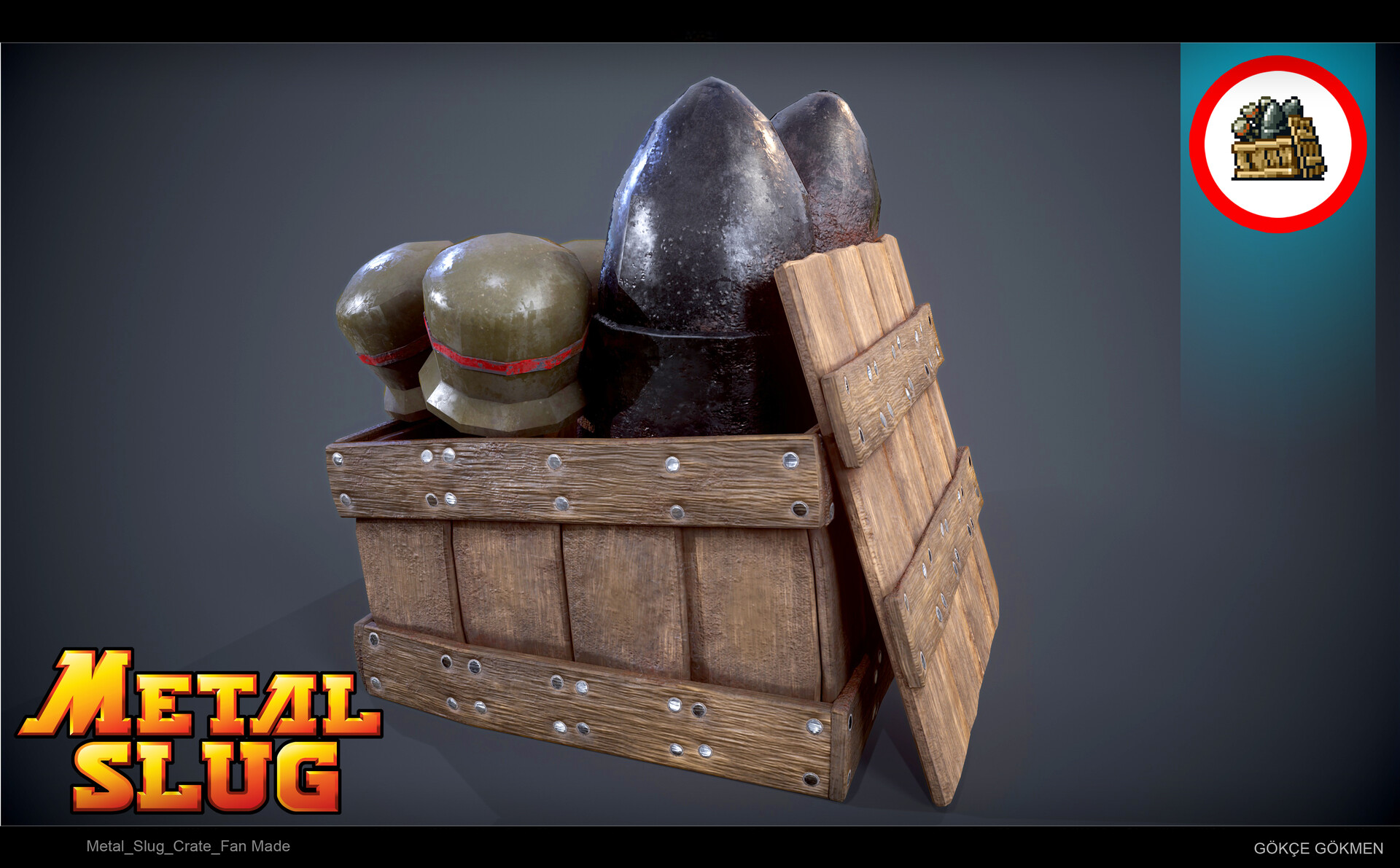 Gokce GOKMEN - Metal_Slug_Crate_Remake_Fan Made