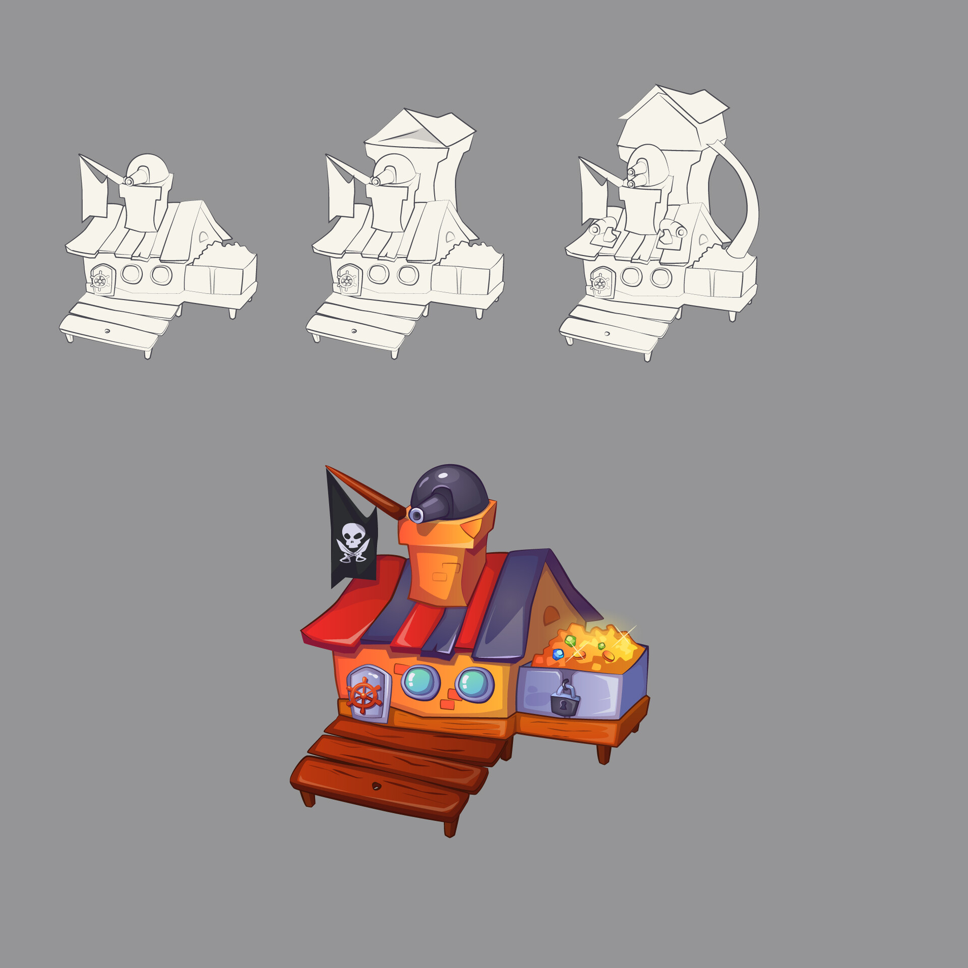 ArtStation - pirate base