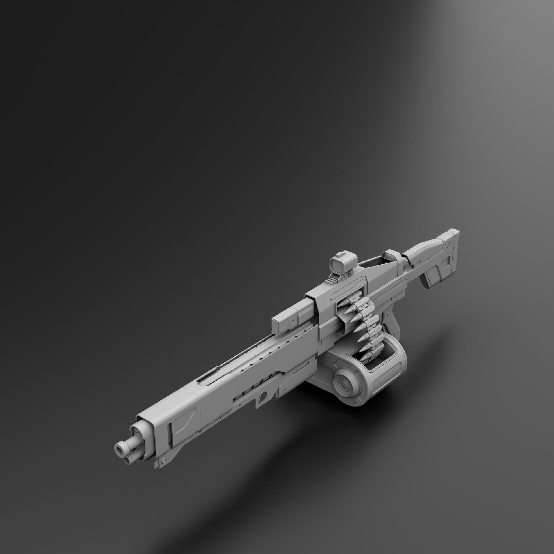 ArtStation - MAG machine gun
