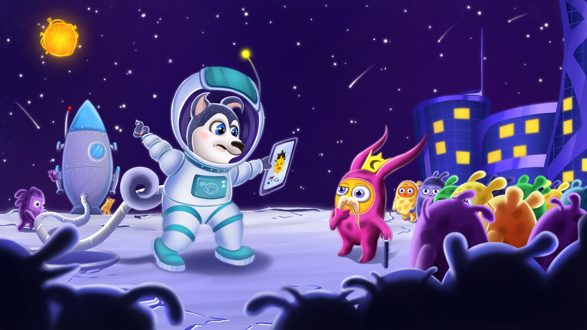 ArtStation - Moon aliens (Test Art)